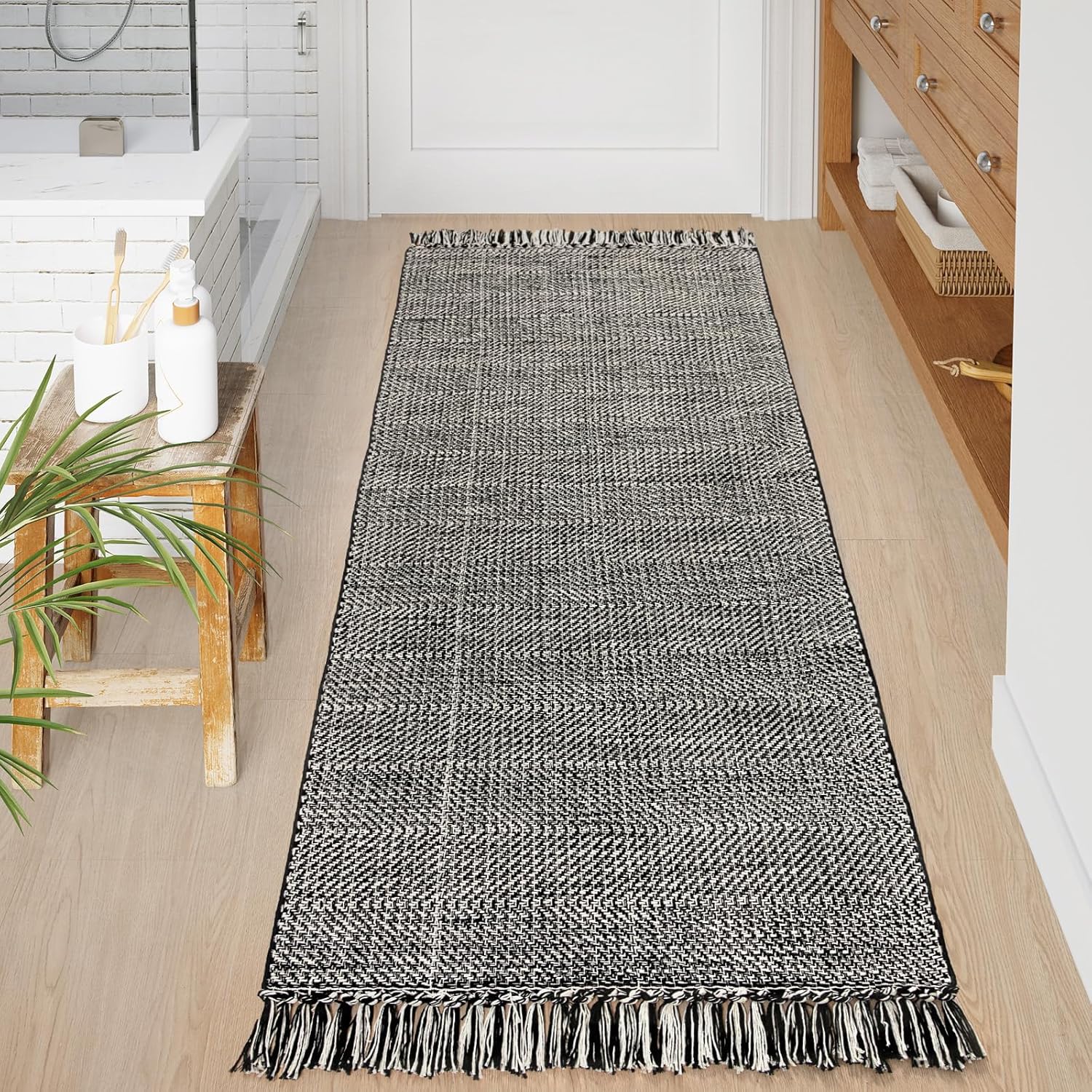 Amazon.com: OJIA Rustic Runners for Hallway 2'X6' Washable Kitchen Rugs ...