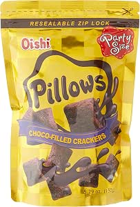 Oishi Pillows Snack Biscuits Chocolate 150g : Amazon.com.au: Pantry ...