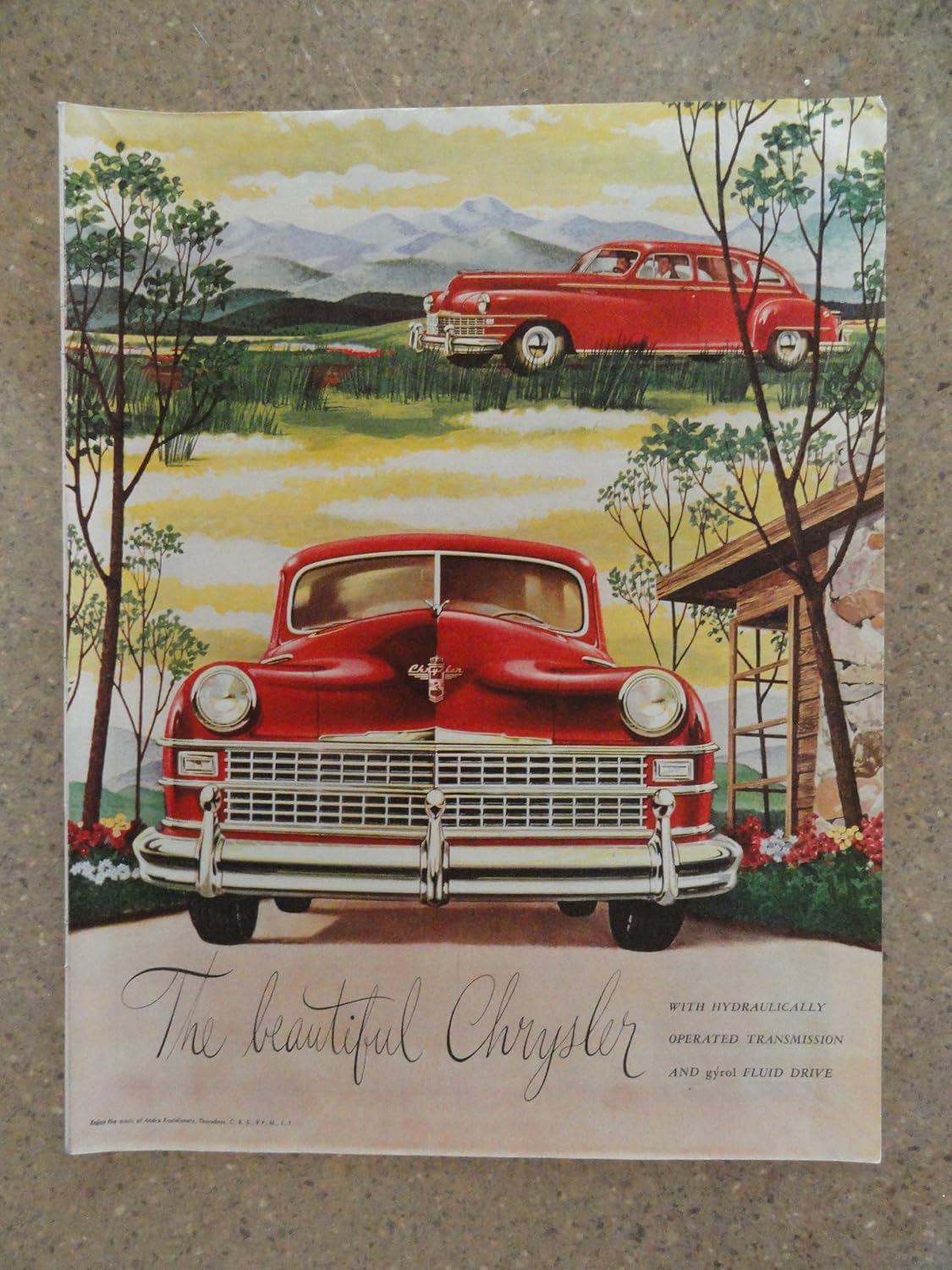 Amazon.com: 1946 Chrysler with Hydraulically operated Transmission, 40 ...