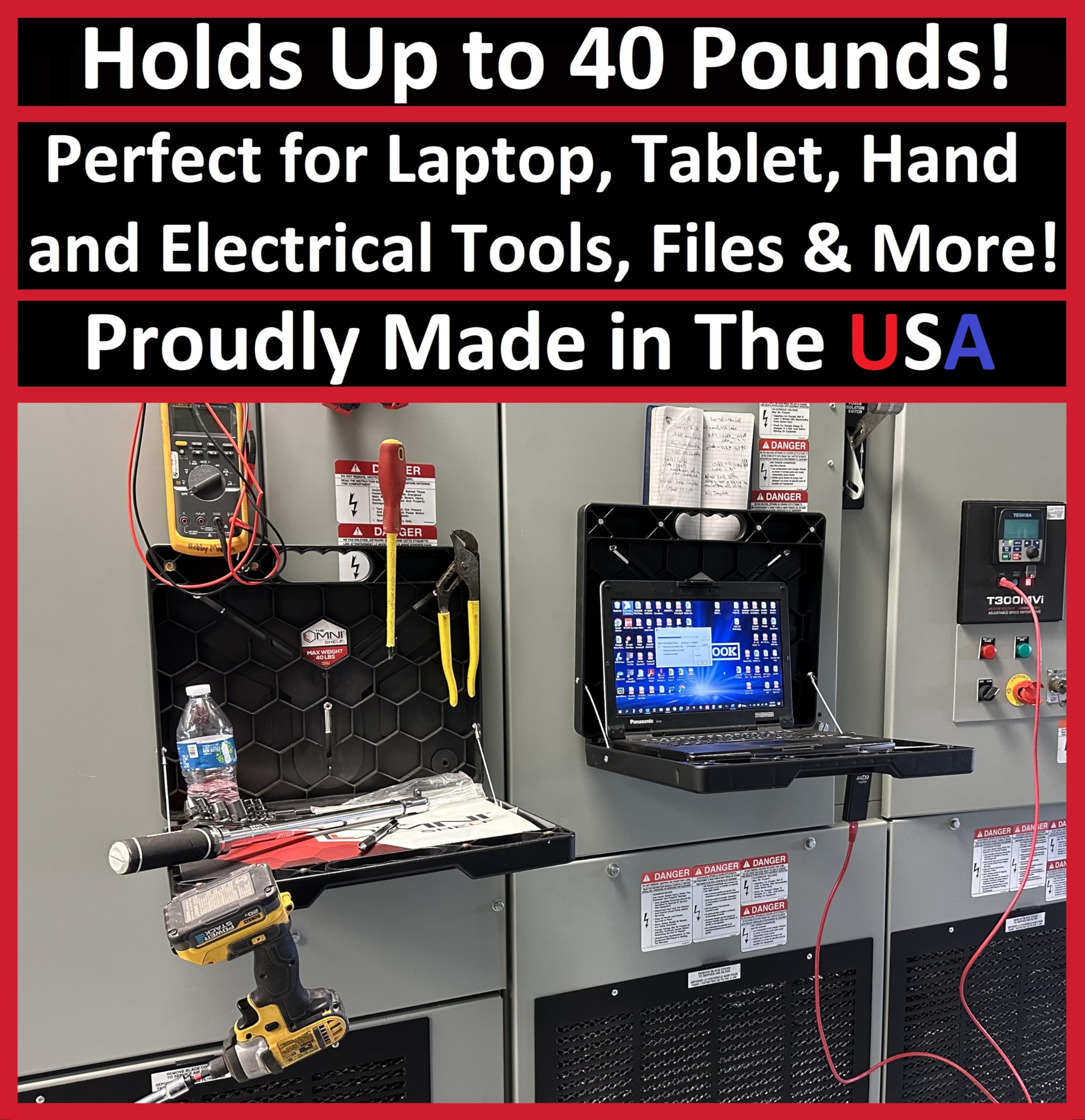 Snapklik.com : The OmniShelf Magnetic Portable Workstation + Toolbox ...