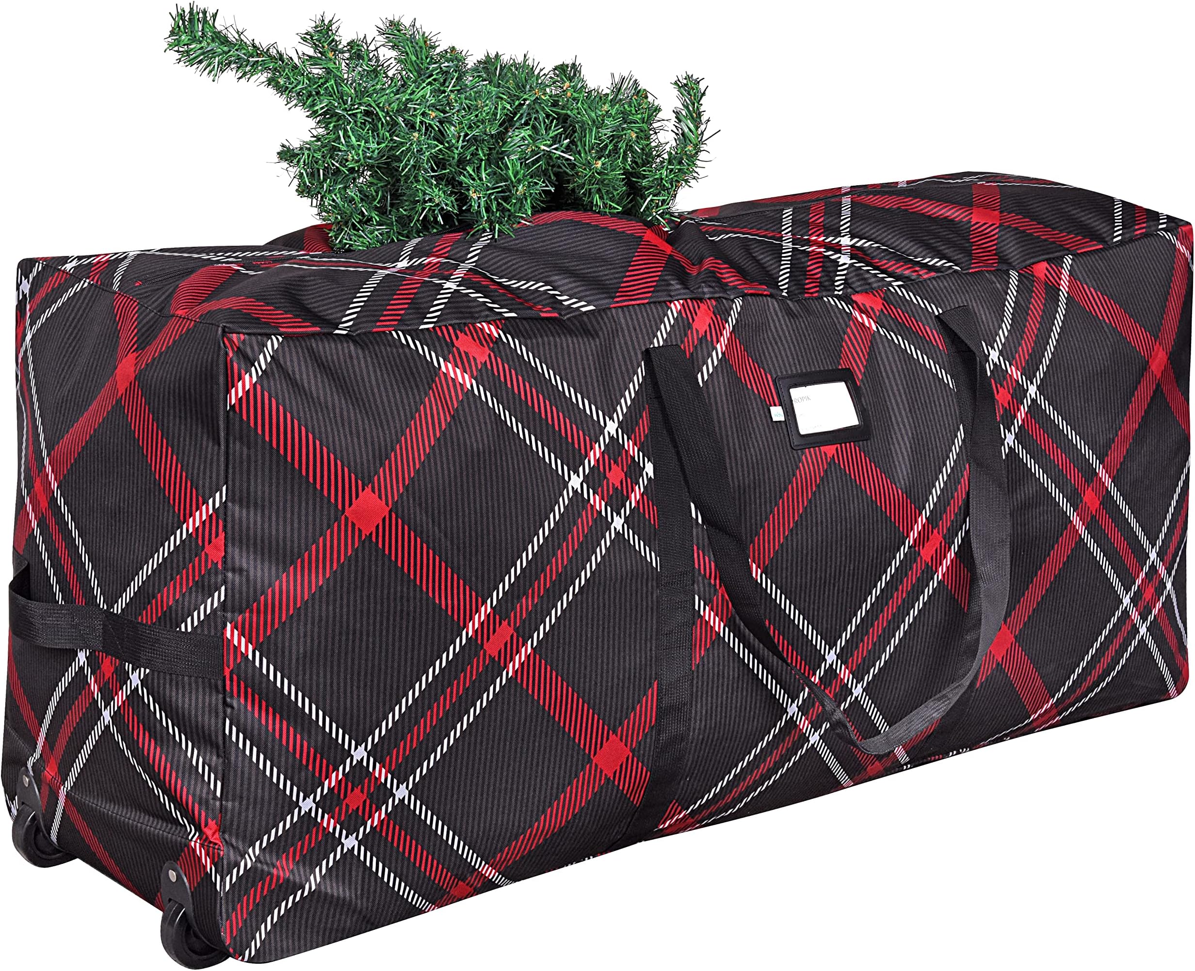 Amazon.com: Primode Xmas Rolling Tree Storage Bag, Large Heavy Duty ...
