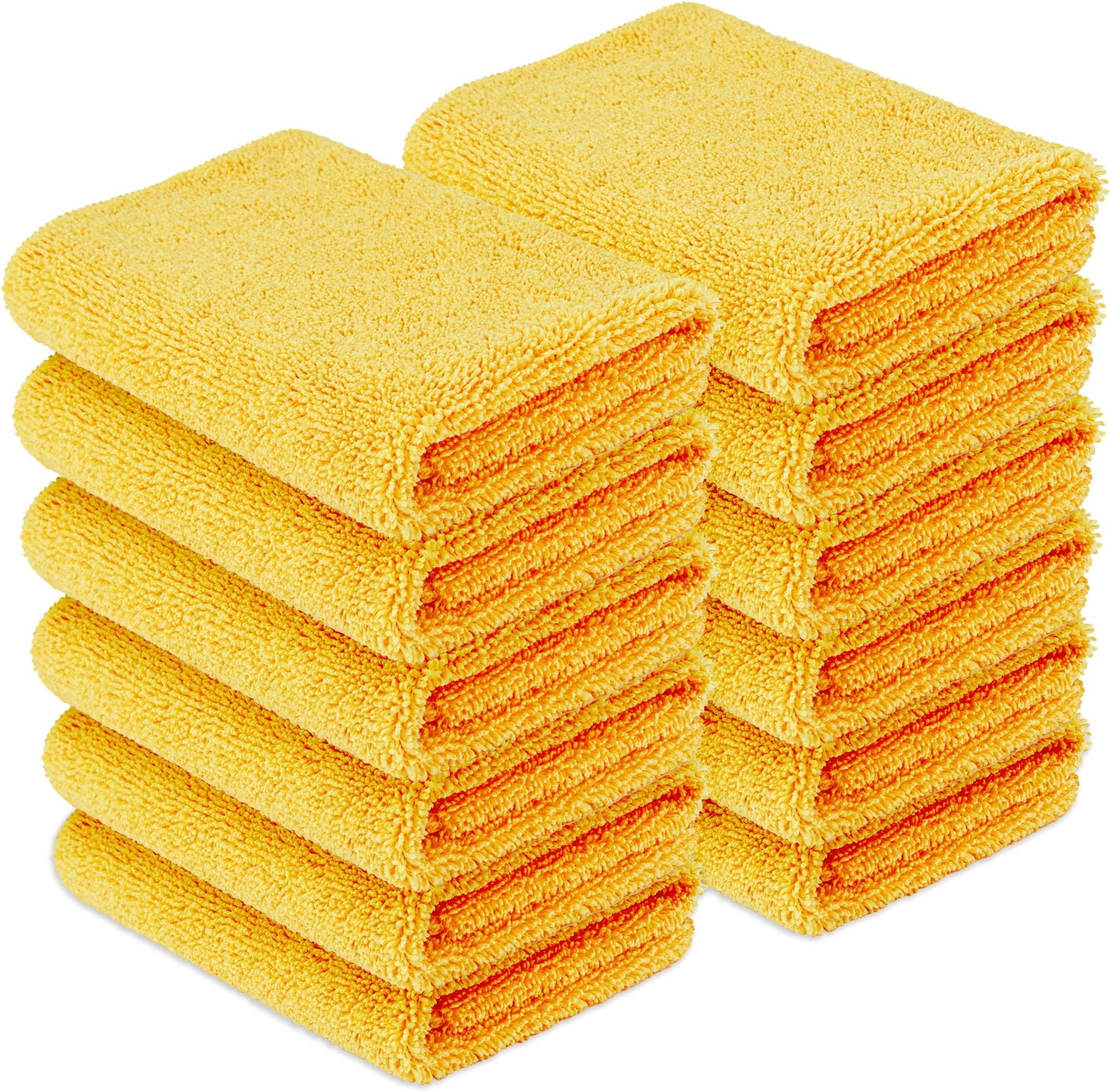 Amazon Basics Microfibre Towels for Cars, Cleaning Cloth, 63.5 x 91.5 ...