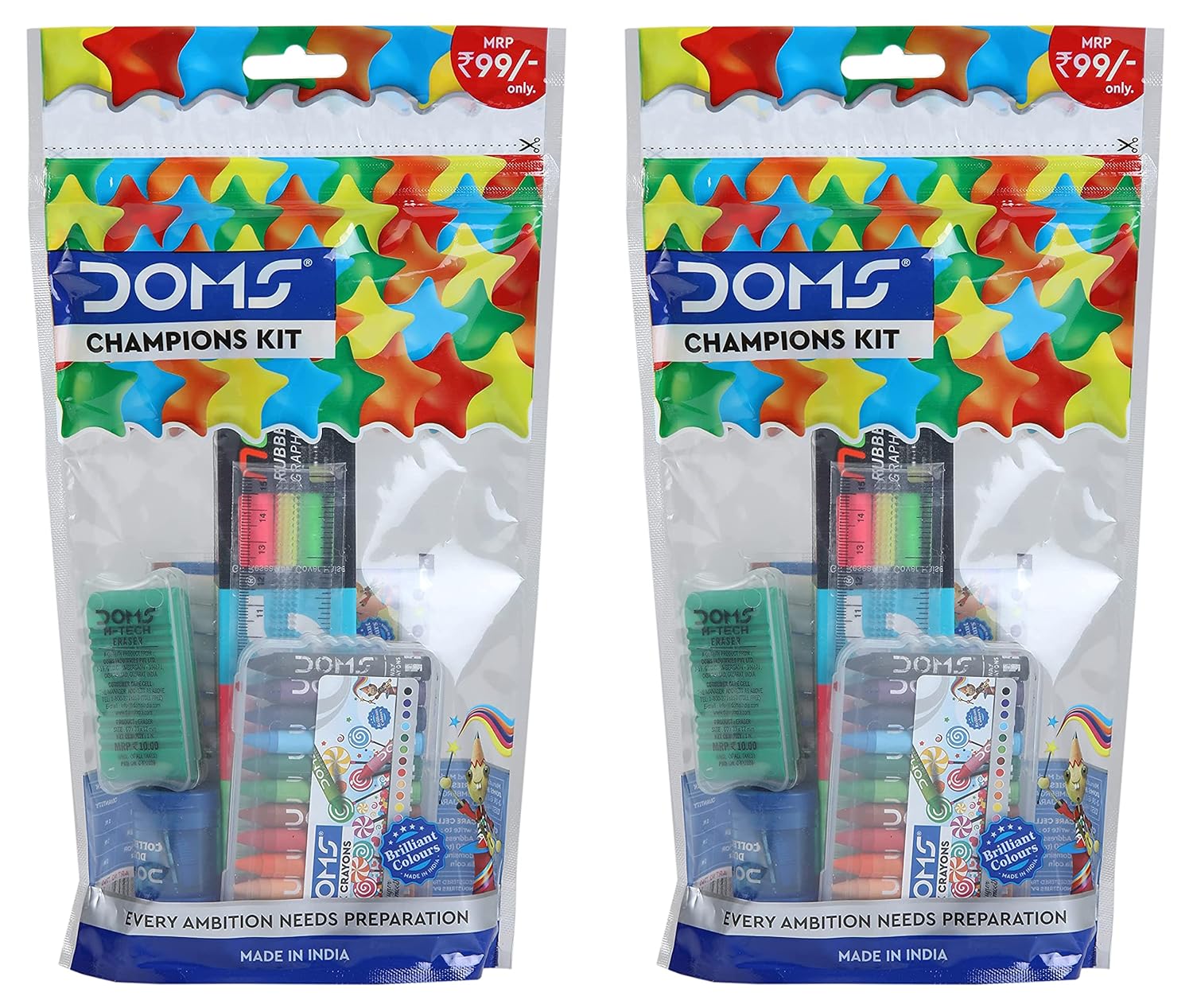 DOMS Gifting Range for Kids Champions Kit (Set of 2) & DOMS Champions ...