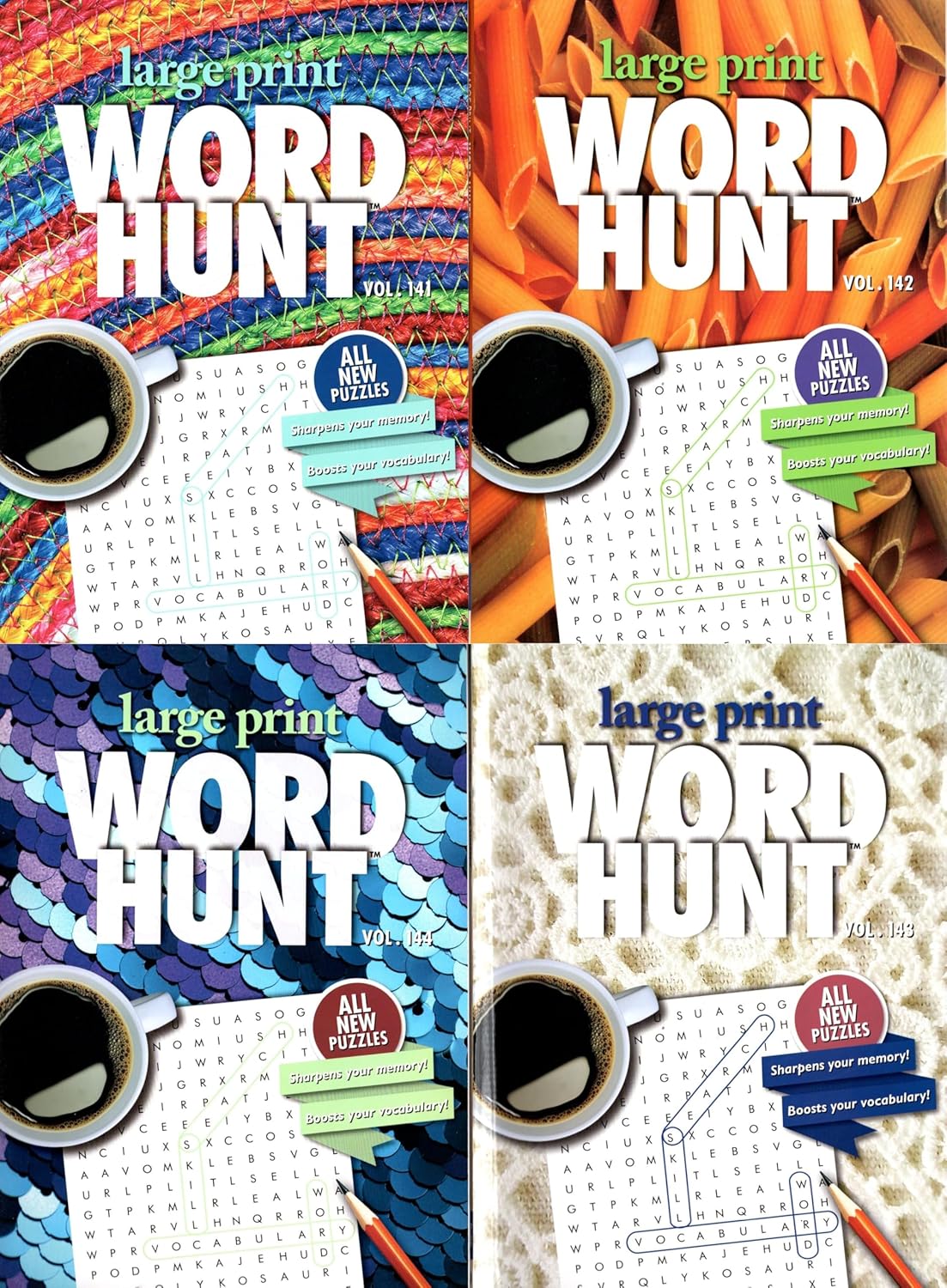 Amazon.com: Large Print Word Hunt - All New Puzzles - Sharpen Your ...
