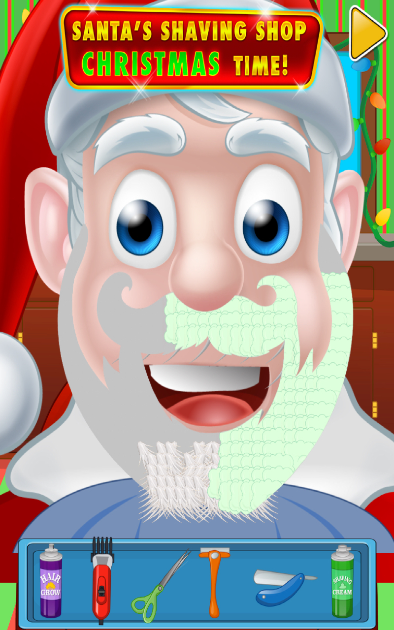 Christmas Shave - Santa & Reindeer Kids BarberShop & Beard & Haircut ...