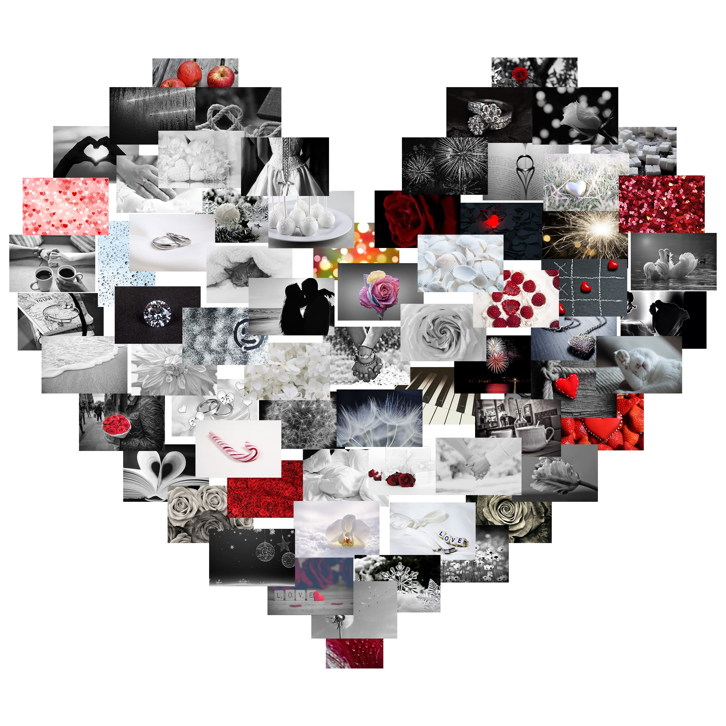 Black And White Love Collage