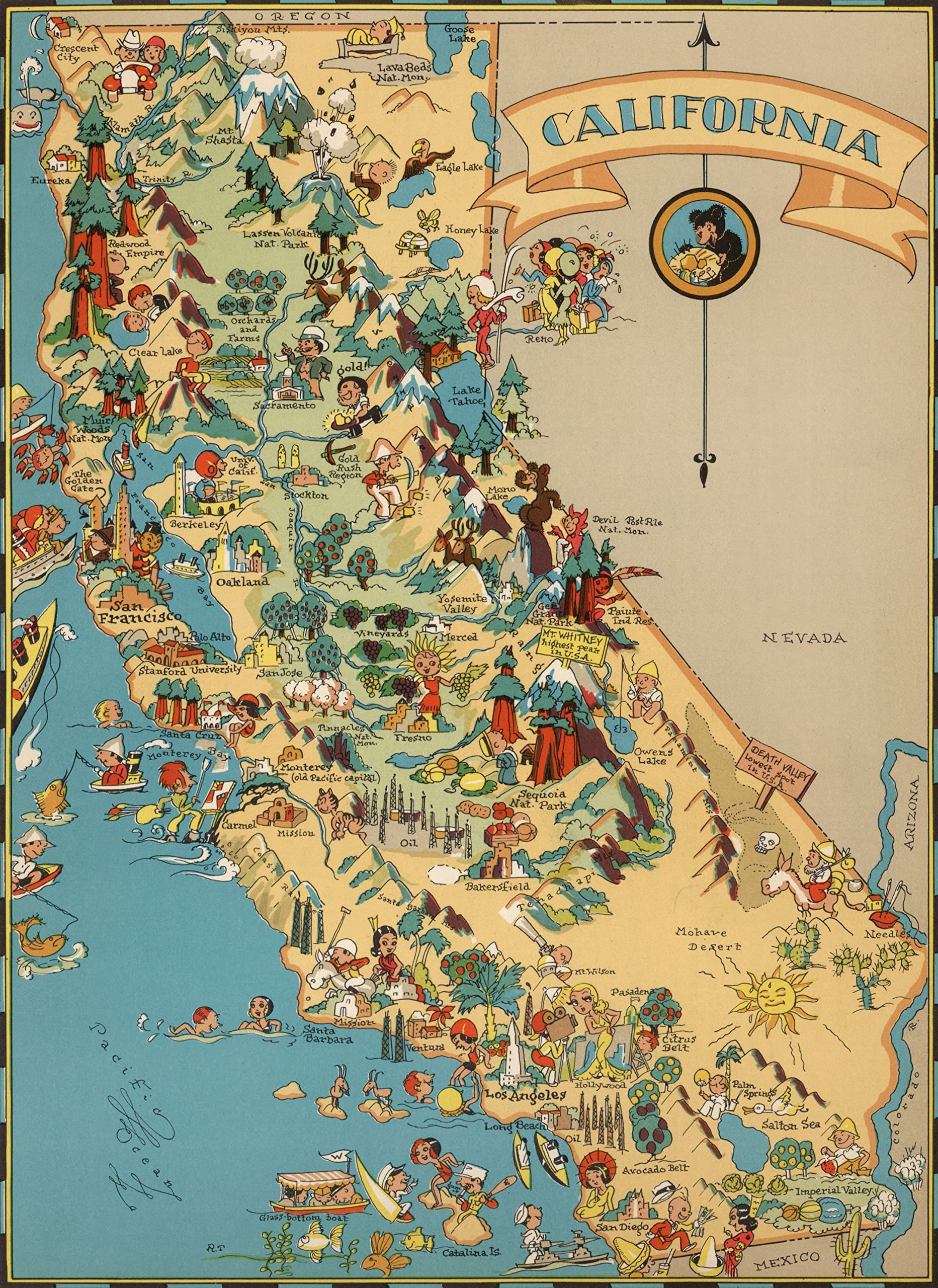 Amazon.com: California Wooden Map Jigsaw Puzzle Toys for Adults USA of ...