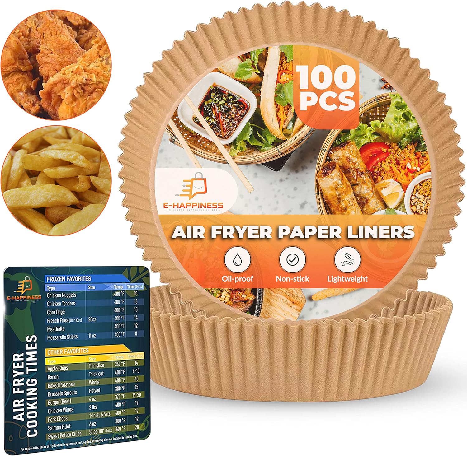 Amazon.com: Air Fryer Disposable Paper Liner - 100 PCS 6.3 inch Air ...