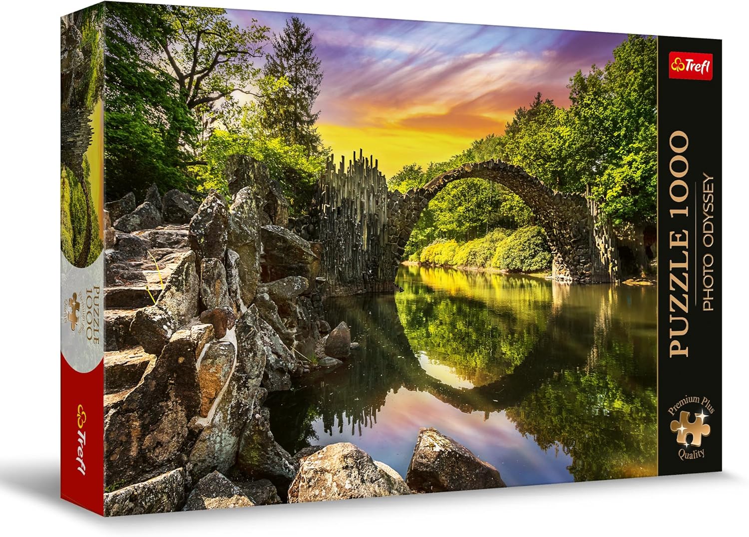 Amazon.com: Trefl Rakotz Bridge in Kromlau, Germany 1000 Jigsaw Puzzle ...