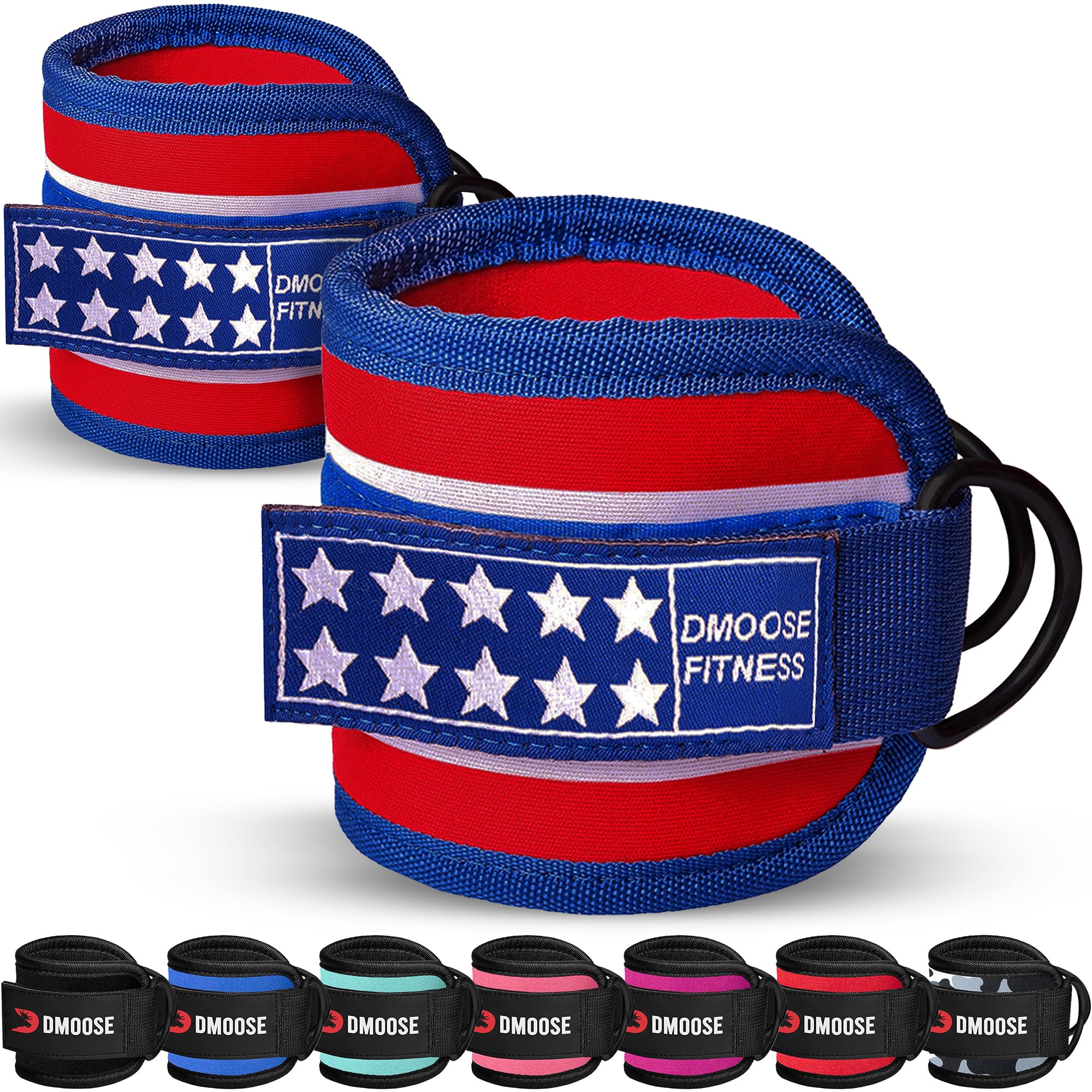 Buy DMoose Ankle Strap for Cable Machine - One Size Fit with Premium ...
