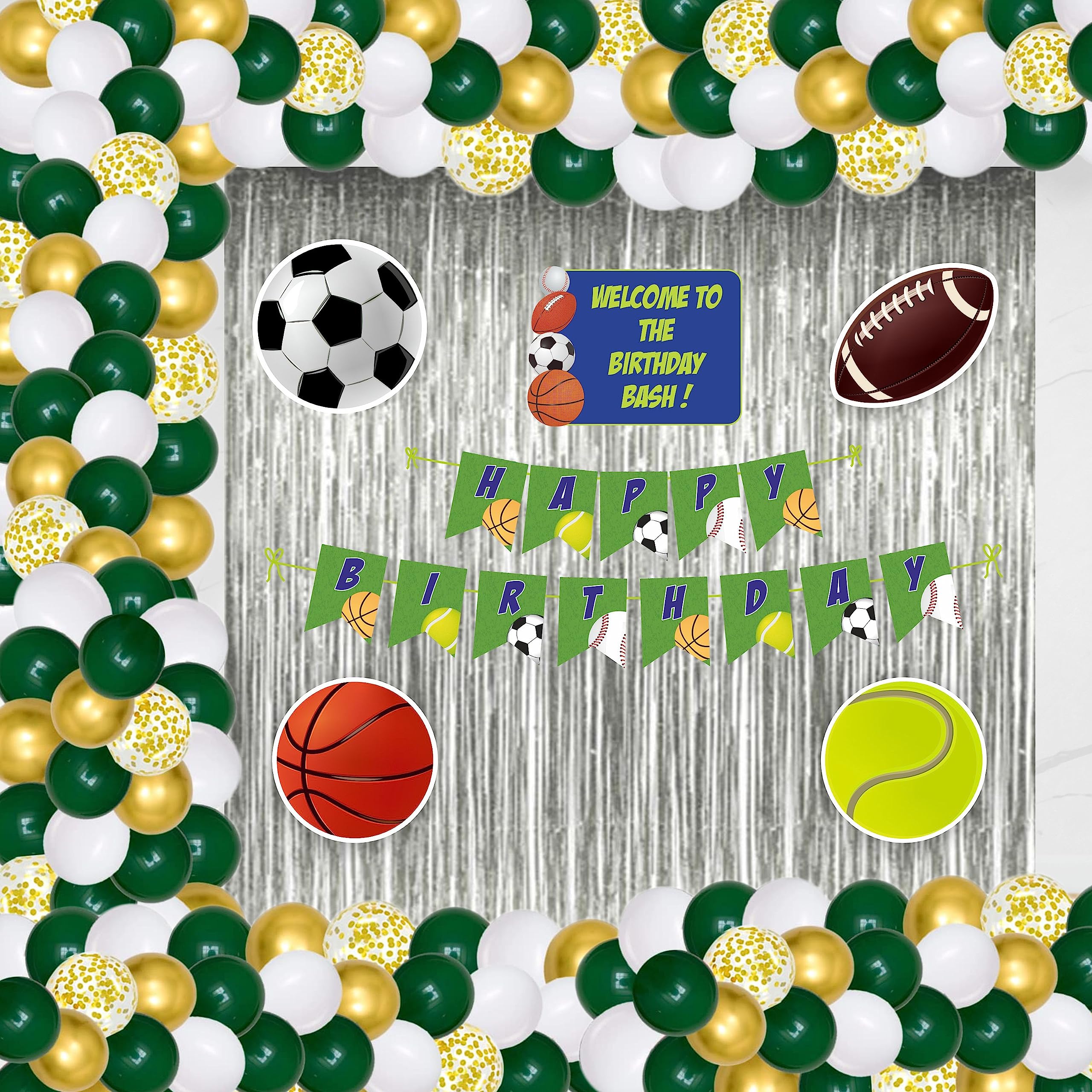 Ball Theme Birthday Party With Ideas Wonmelody Sports 2nd Birthday
