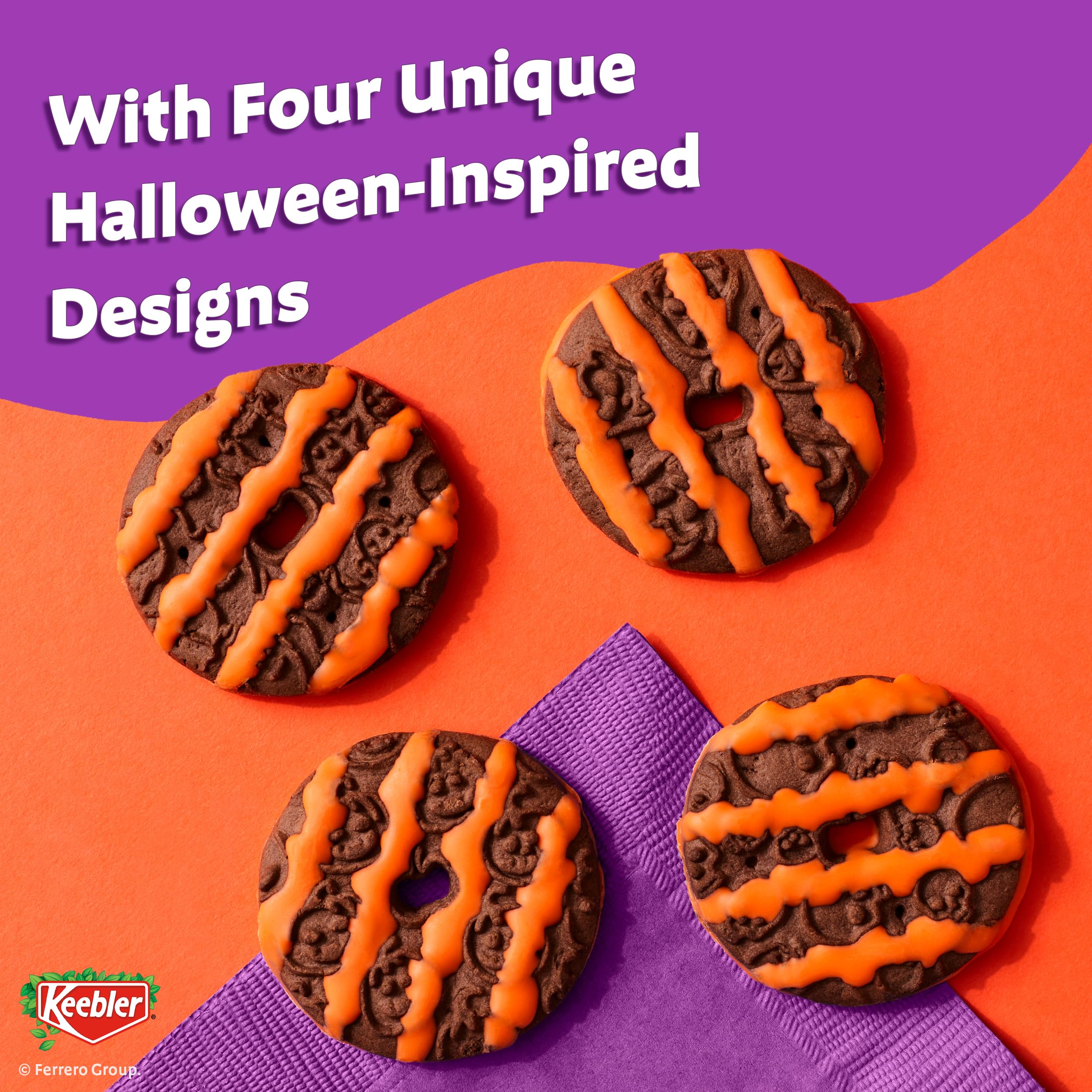 Snapklik.com : Keebler Spookie Fudge Stripes, Chocolatey Vanilla ...