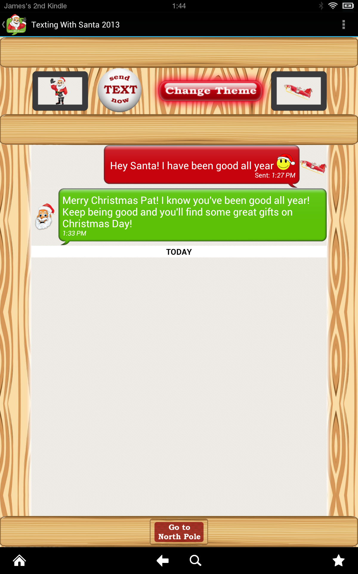 Texting With Santa 2013 - App on Amazon Appstore