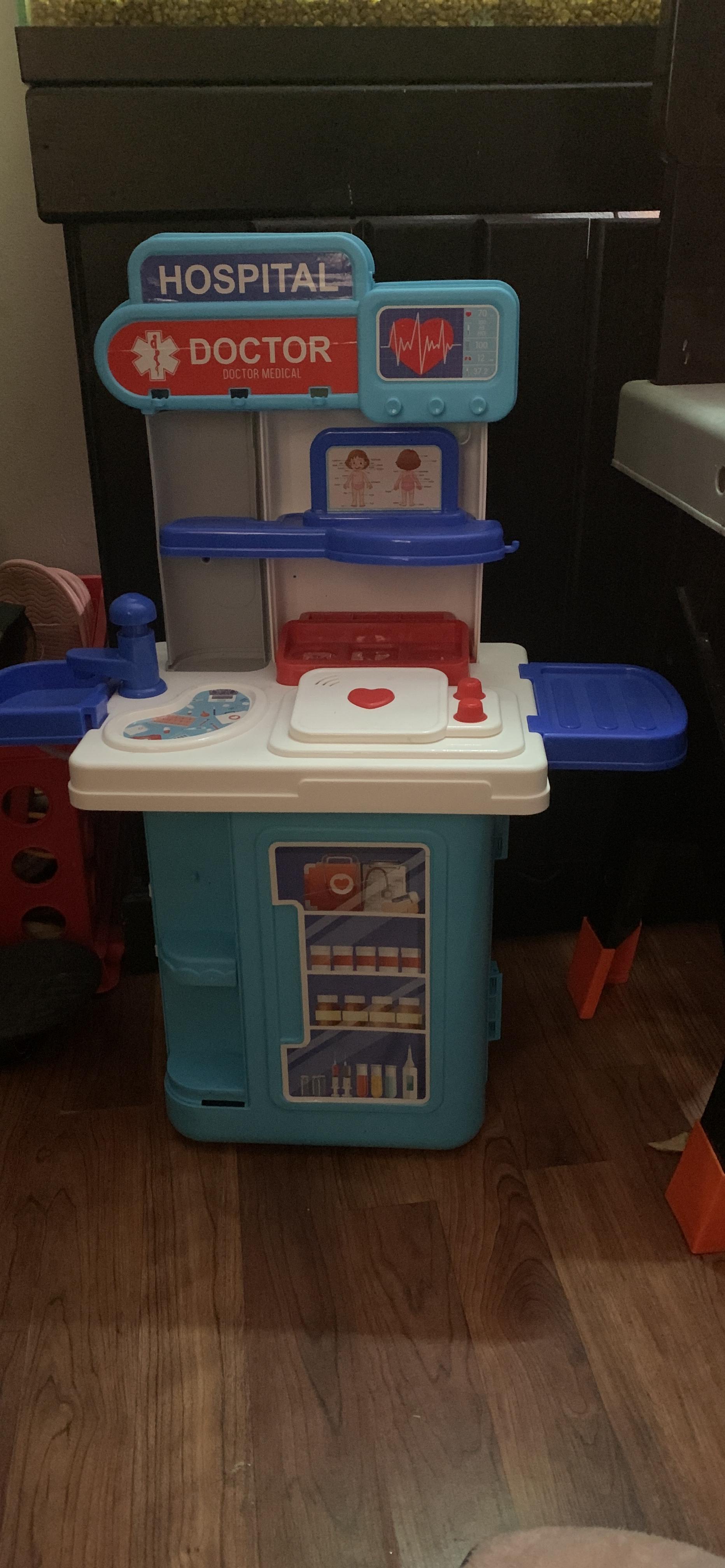 Amazon.com: JOYIN 4 in 1 Toy Doctor Kits Medical Toy Pretend Play Set ...