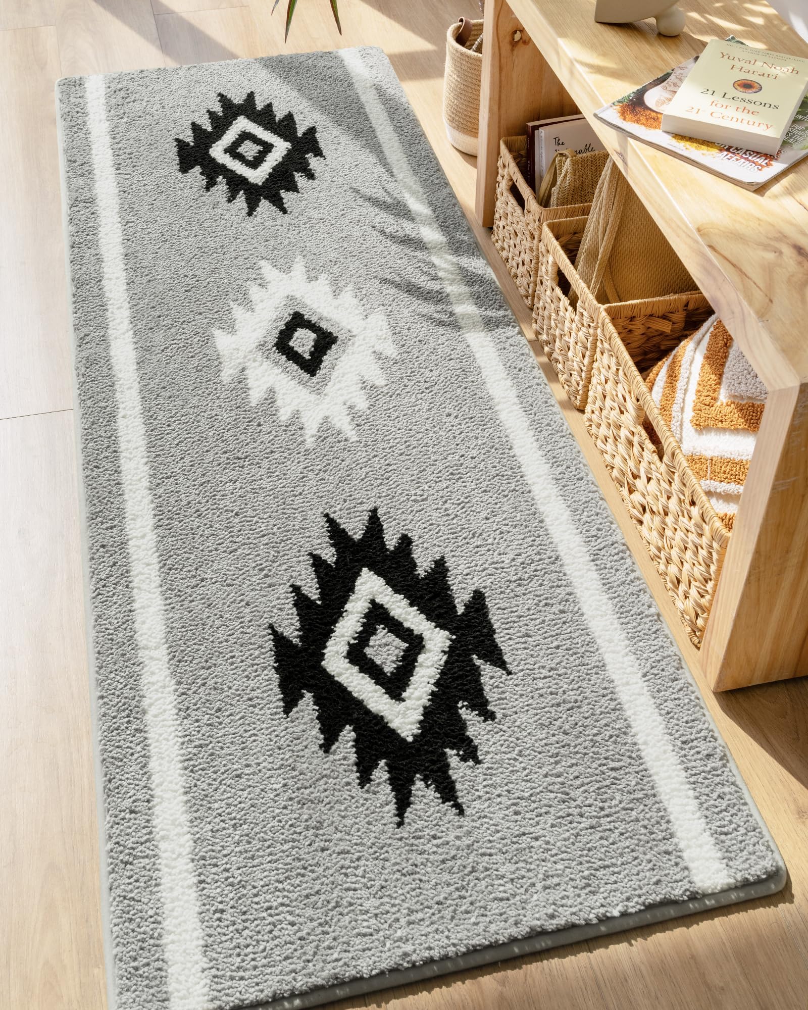Amazon.com: Cowhide Rug for Living Room,Cow Print Long Runner Rug for ...