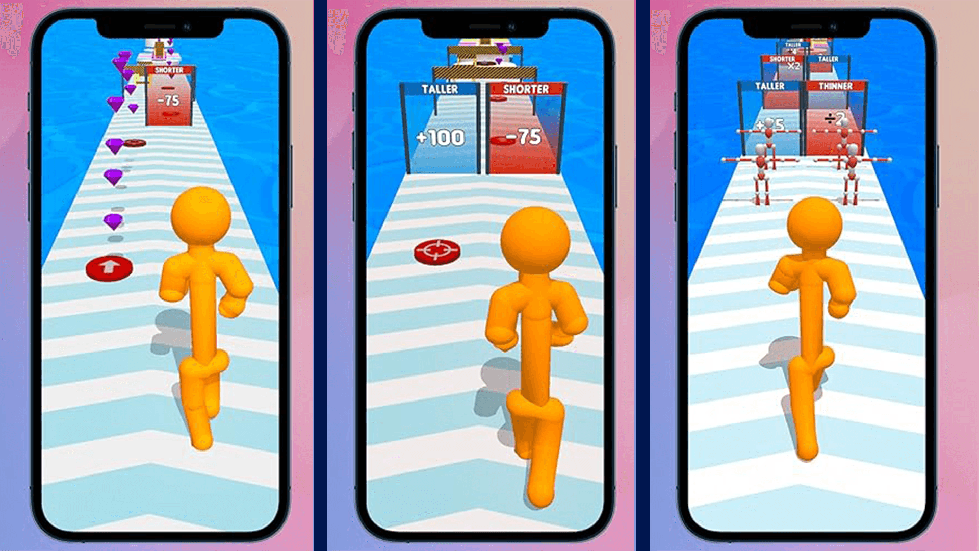 Tall Man Rush 3D Growth Race Challenge: Stickman Run Taller Blob Runner ...