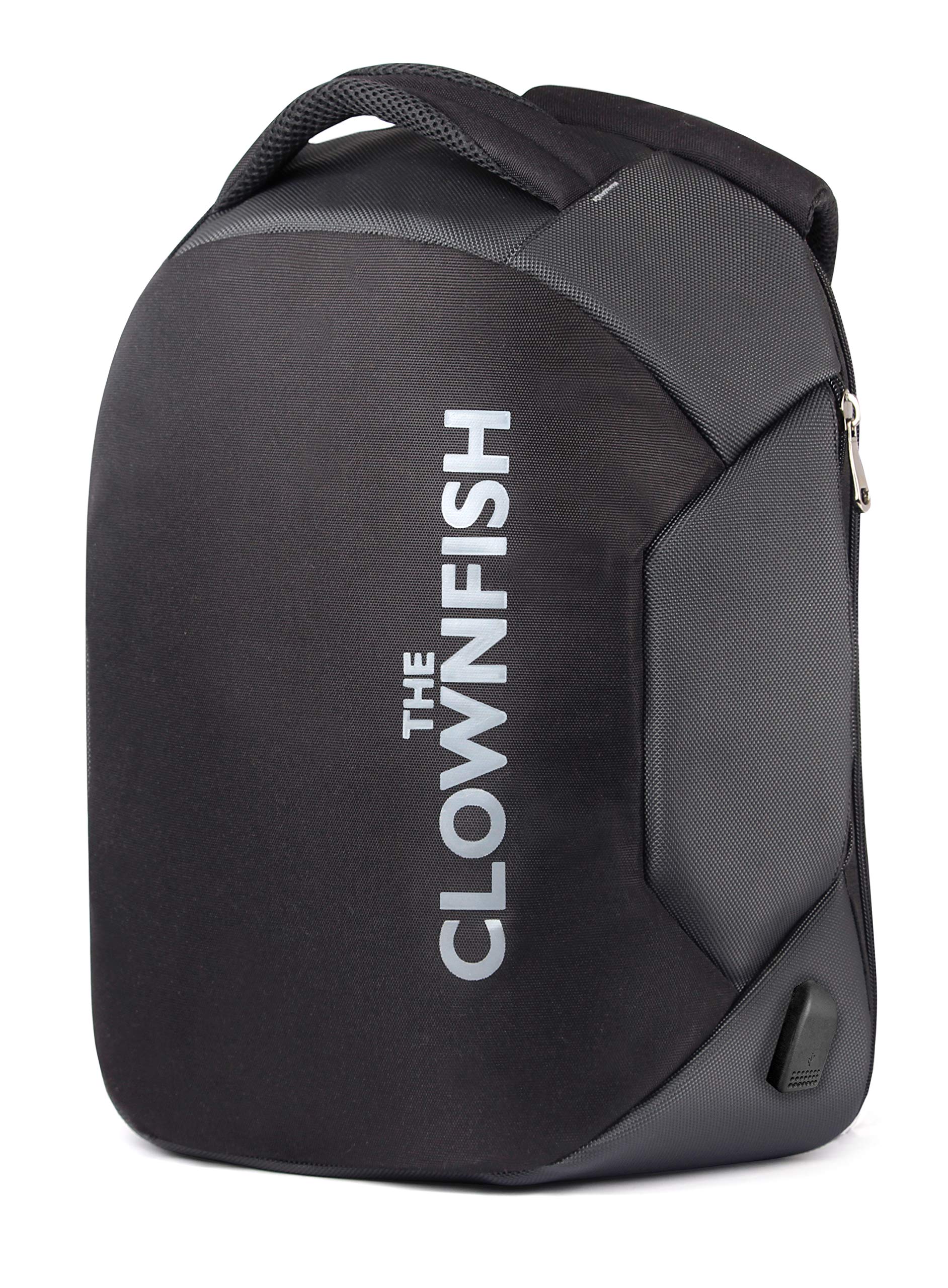 Buy THE CLOWNFISH Smart Anti Theft 30 Ltrs Black Laptop Backpack at ...