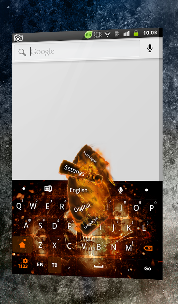 Burning Skulls Keyboard - App on Amazon Appstore