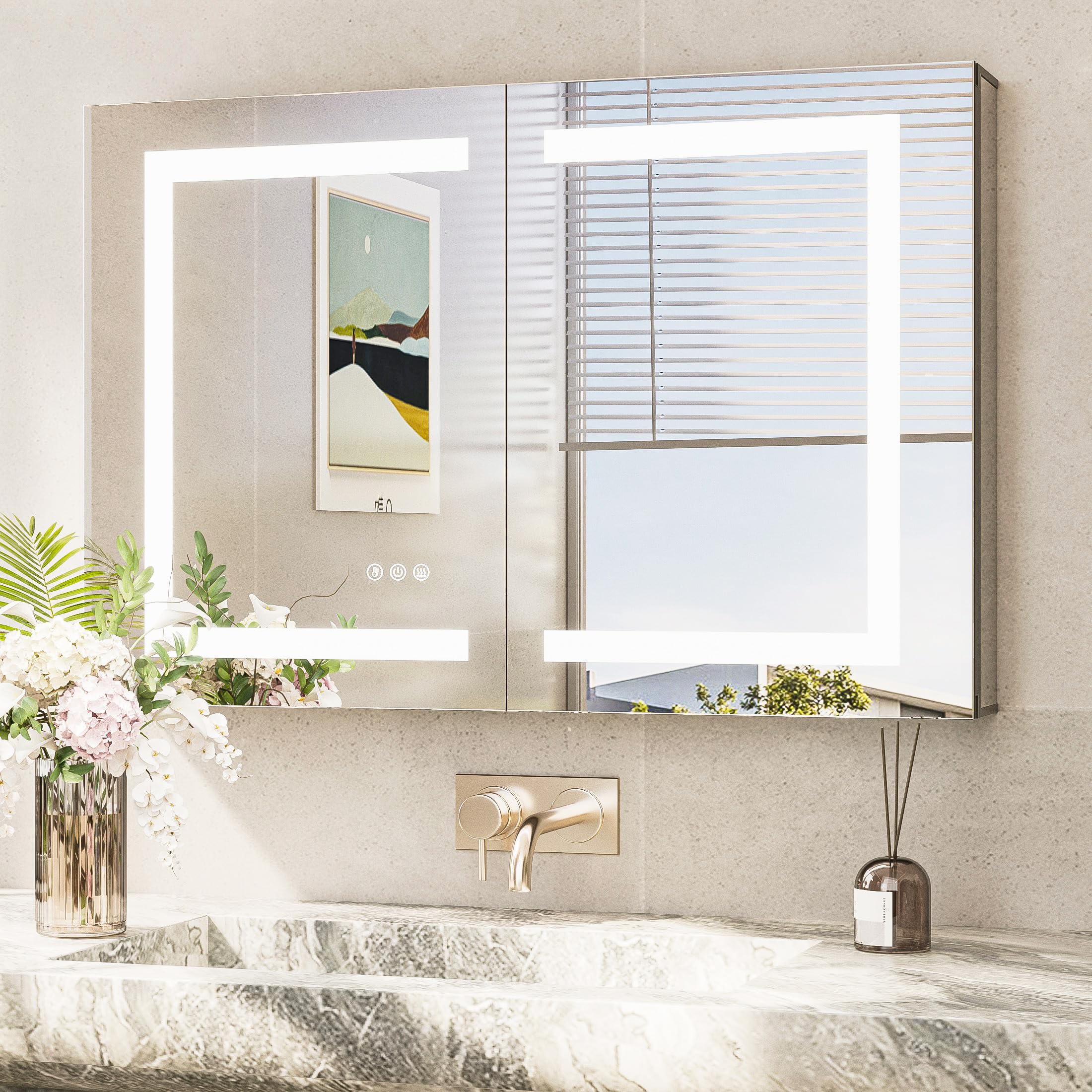 Bathroom Mirror With Electrical Outlet