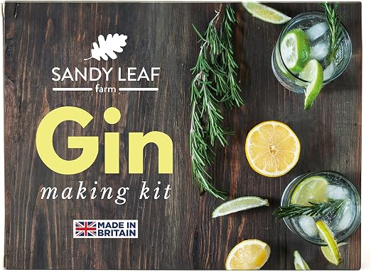 Sandy Leaf Farm Gin Making Kit - Make Your Own Gin Kit for Adults ...