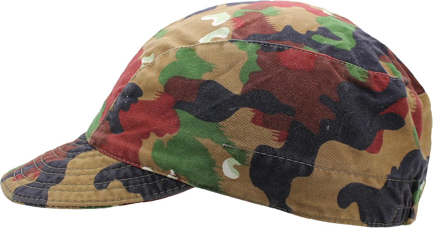 Swiss Army Issued M83 Alpenflage Camo Cotton Field Cap Grade1 (Large ...