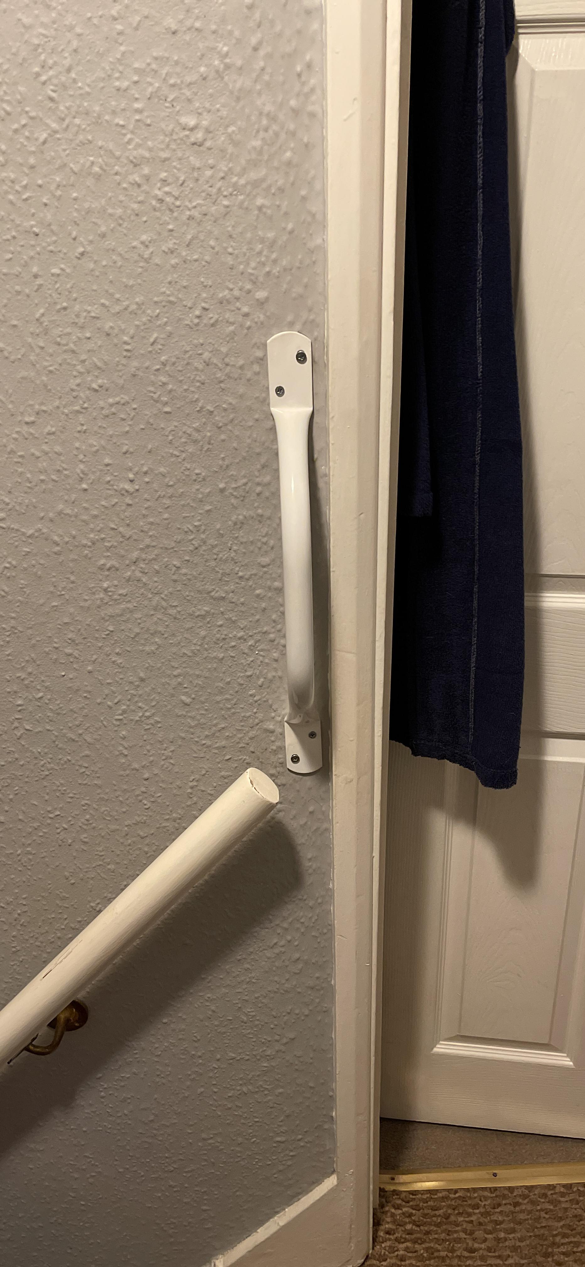 Flat End Steel Grab Rail : Amazon.co.uk: DIY & Tools