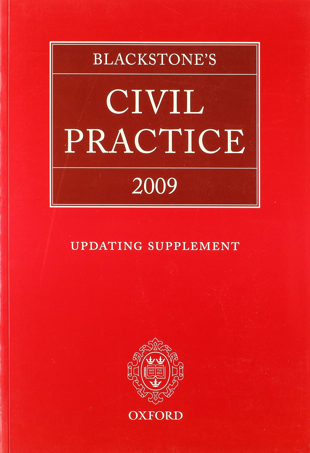 Amazon.com: Blackstone's Civil Practice 2009 Updating Supplement ...