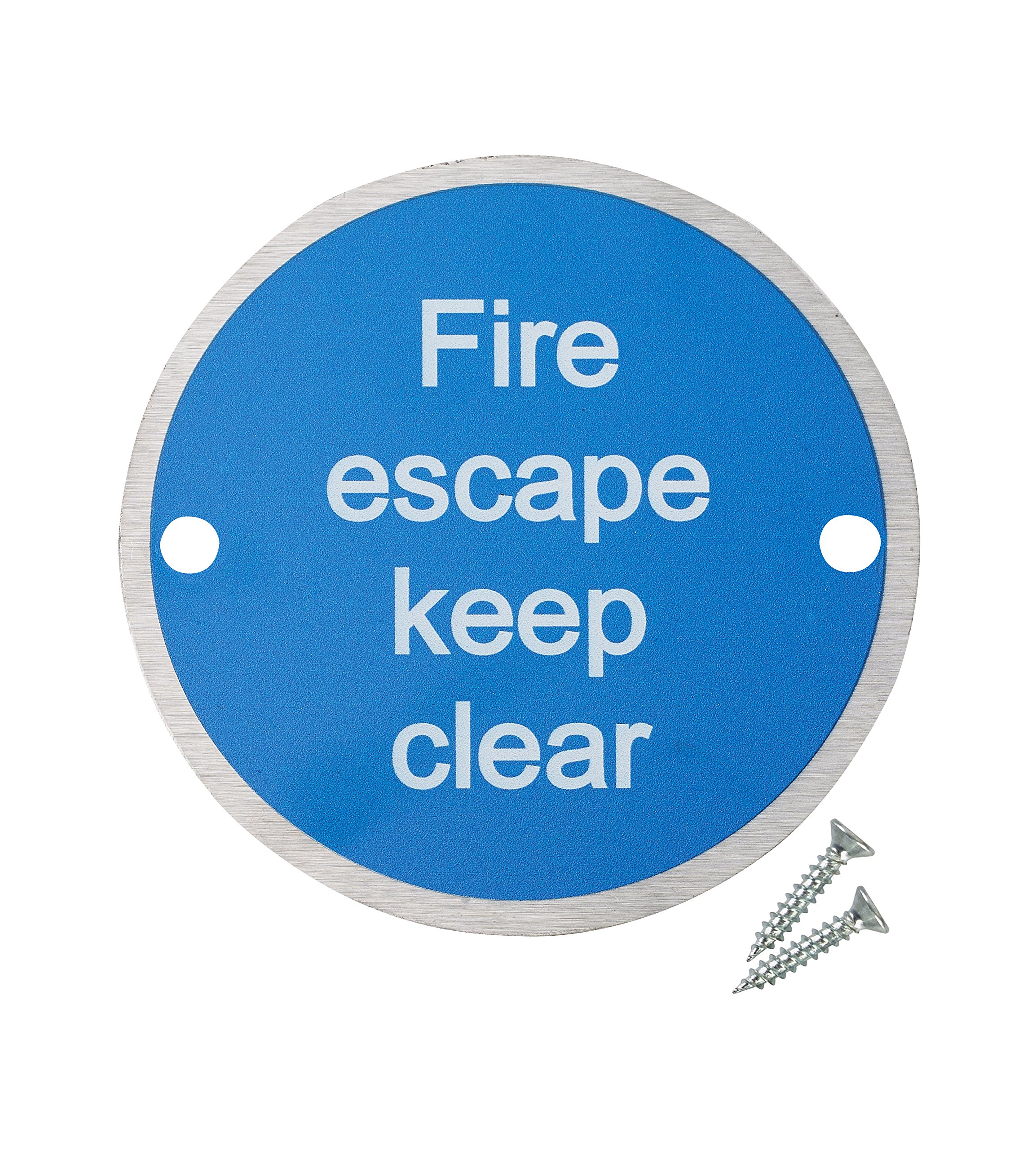 Fire Door Guru Fire Escape Keep Clear Fire Door Sign | Desertcart INDIA