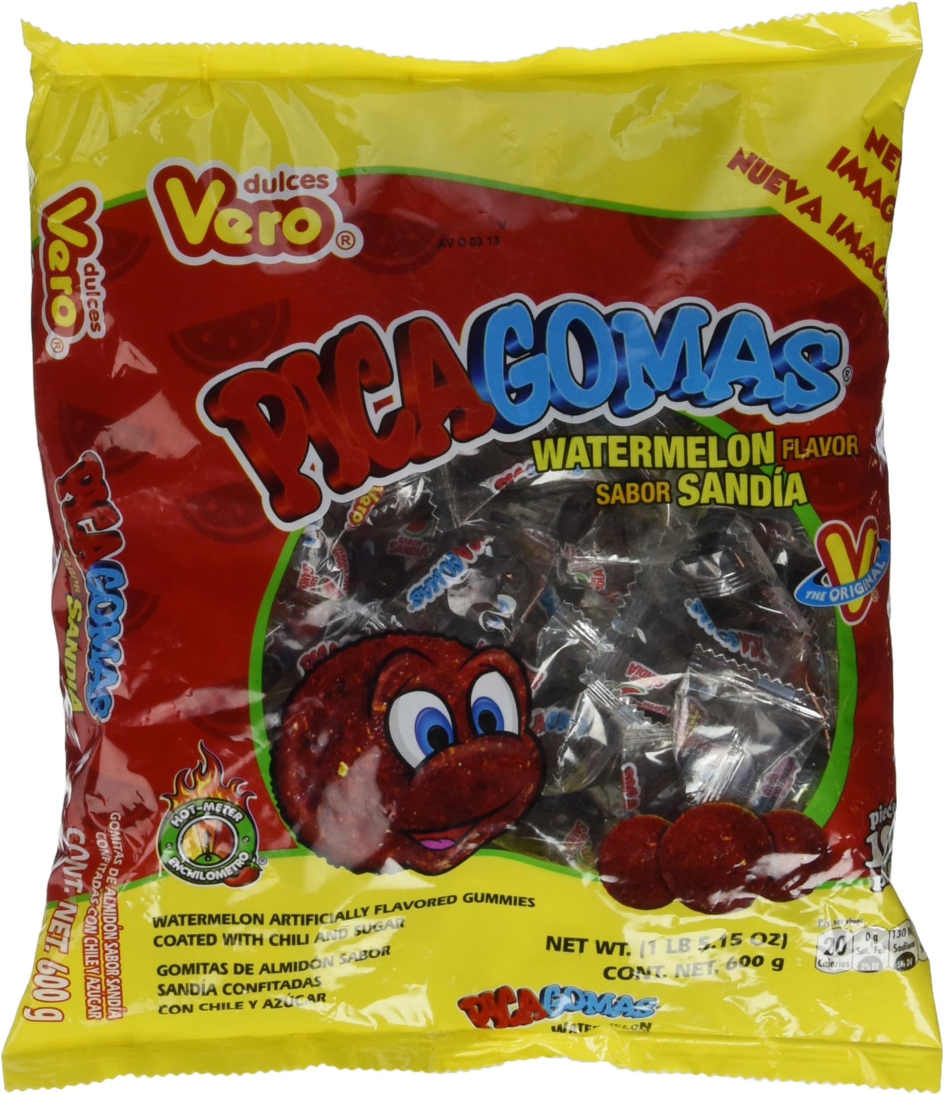 Amazon.com: Vero Pica Gomas Sandia Watermelon Flavor Mexican Candy : Books
