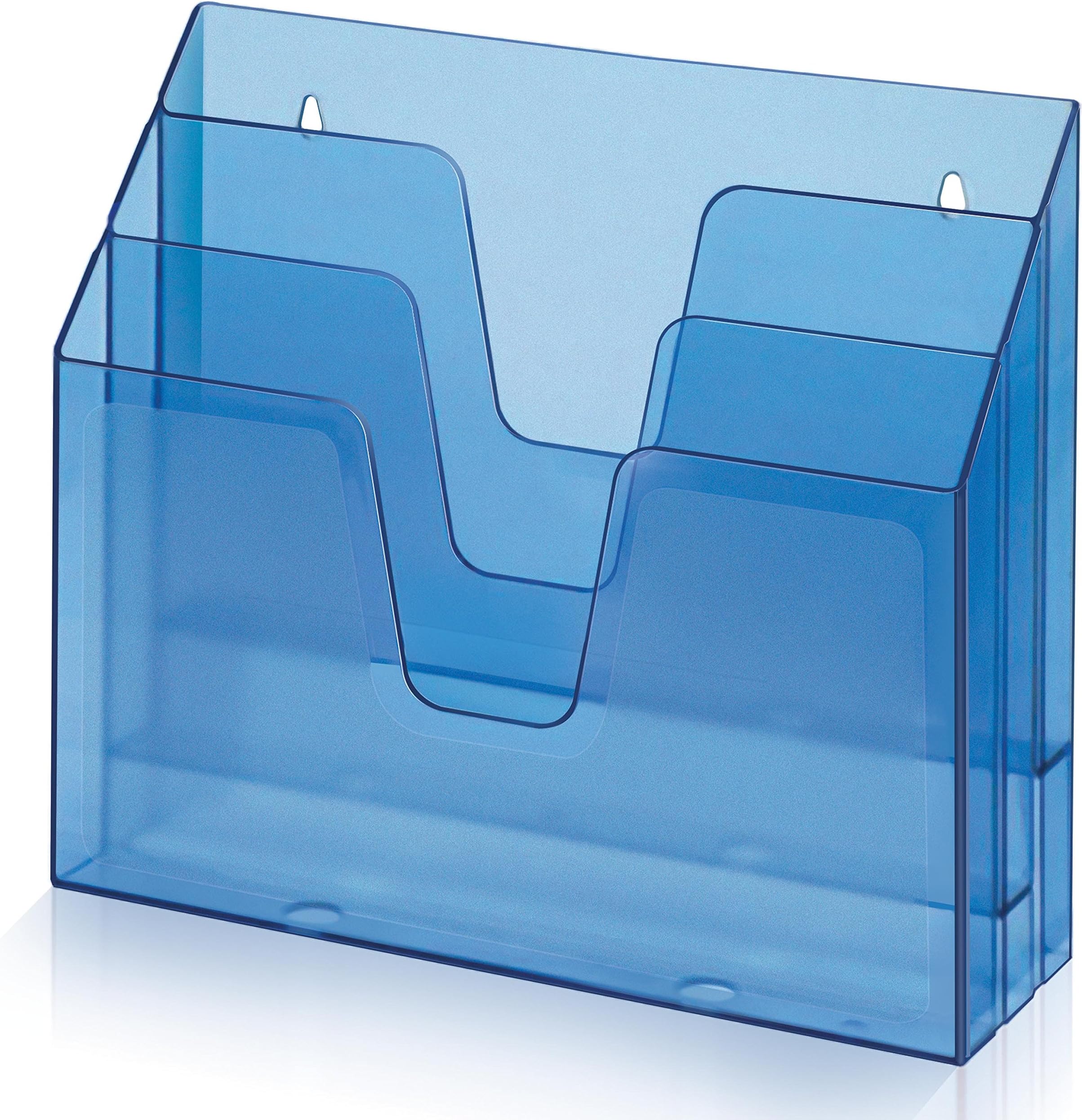 Amazon.com: Acrimet Horizontal Triple File Folder Holder Organizer ...