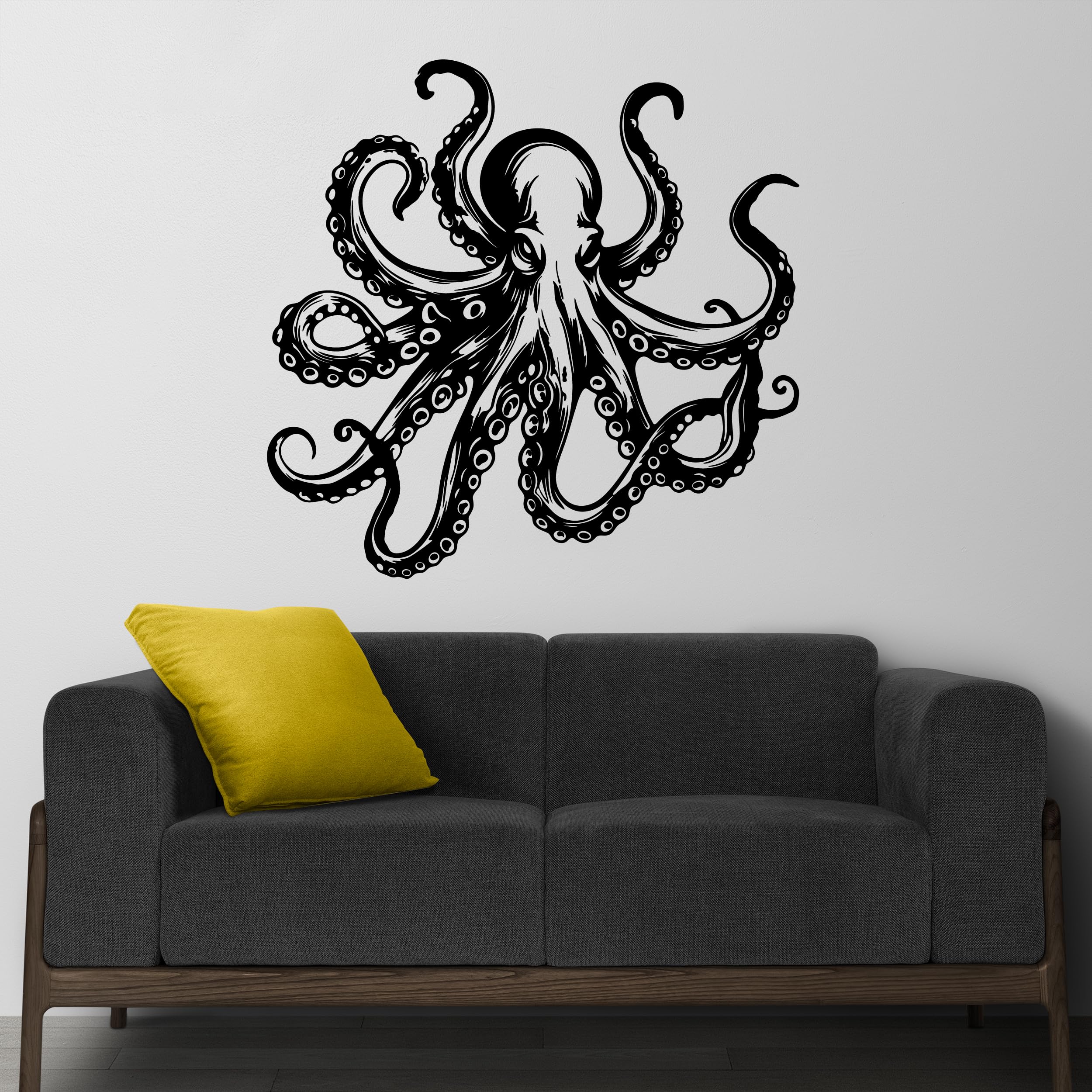 Octopus Tentacles Wall Decal High Resolution Photographs EWDesigns