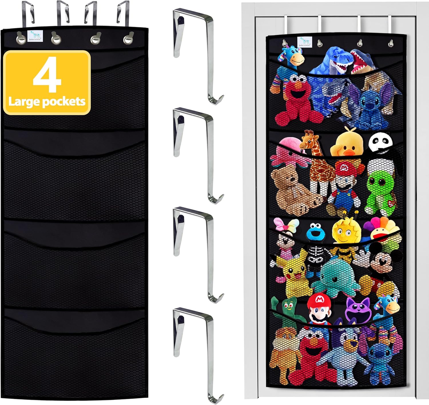 Amazon.com: Zebricolo,stuffed animal storage,The solution you have been ...