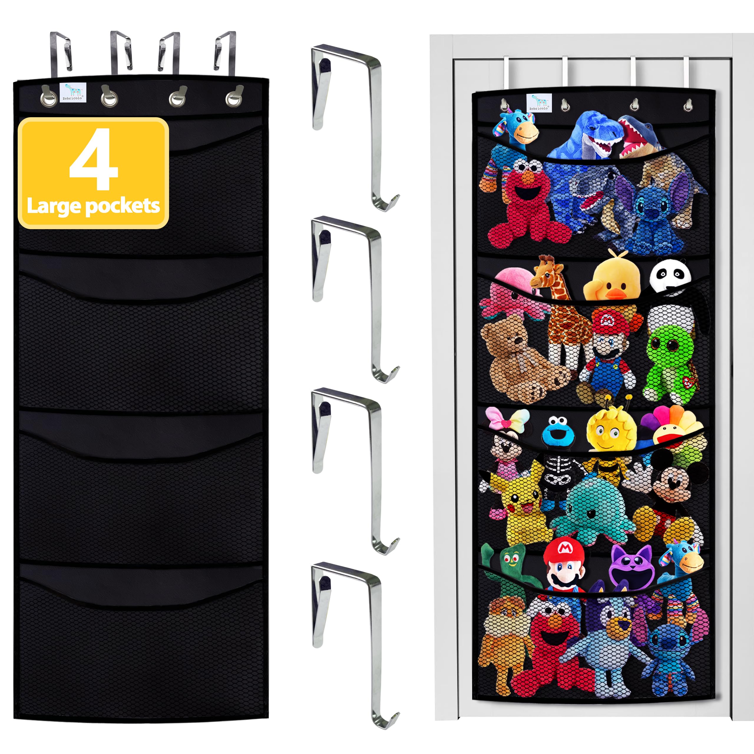 Amazon.com: zebricolo,stuffed animal storage,The solution you have been ...