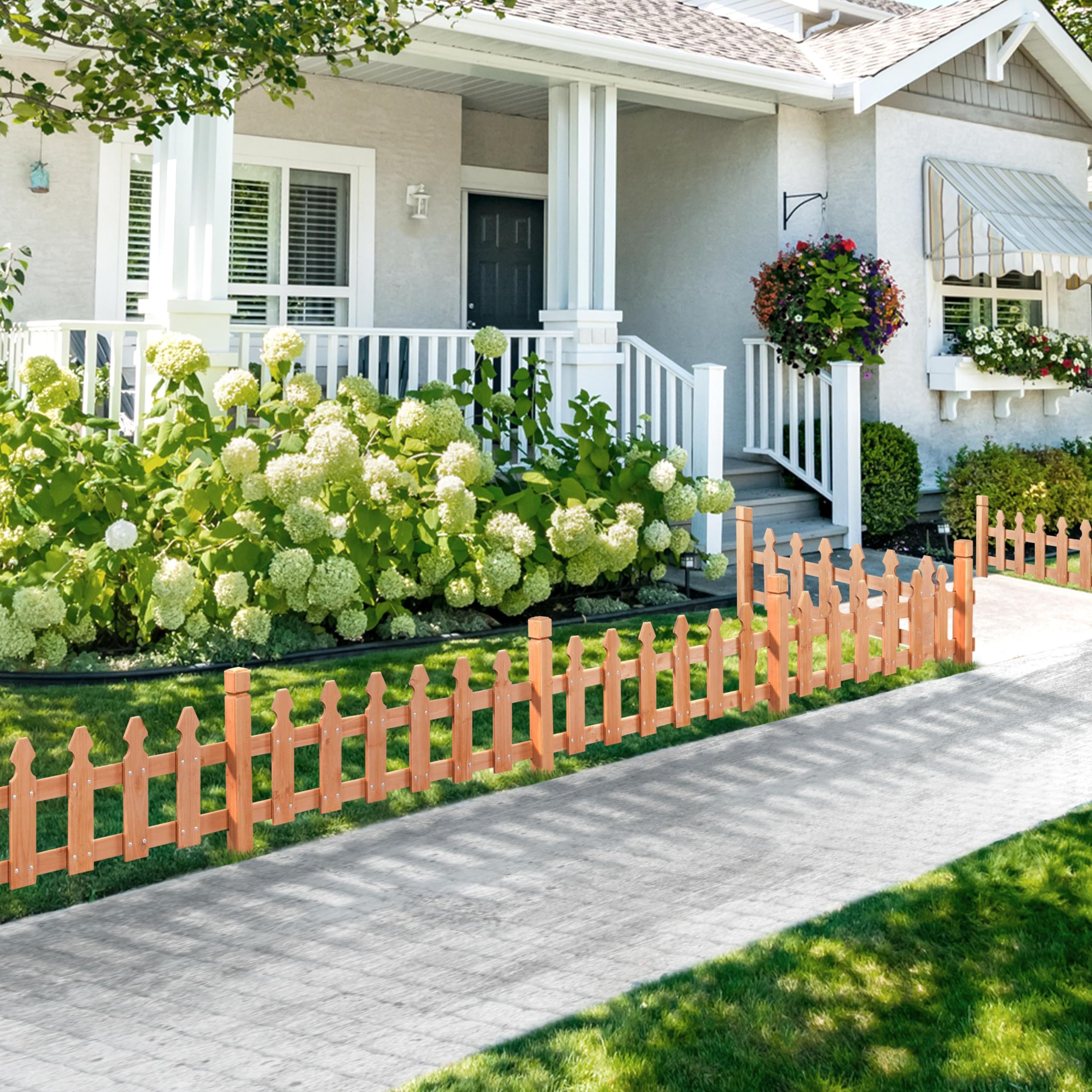 Rustic Picket Fence Flower Garden 15 Best Plants For Fence Lines
