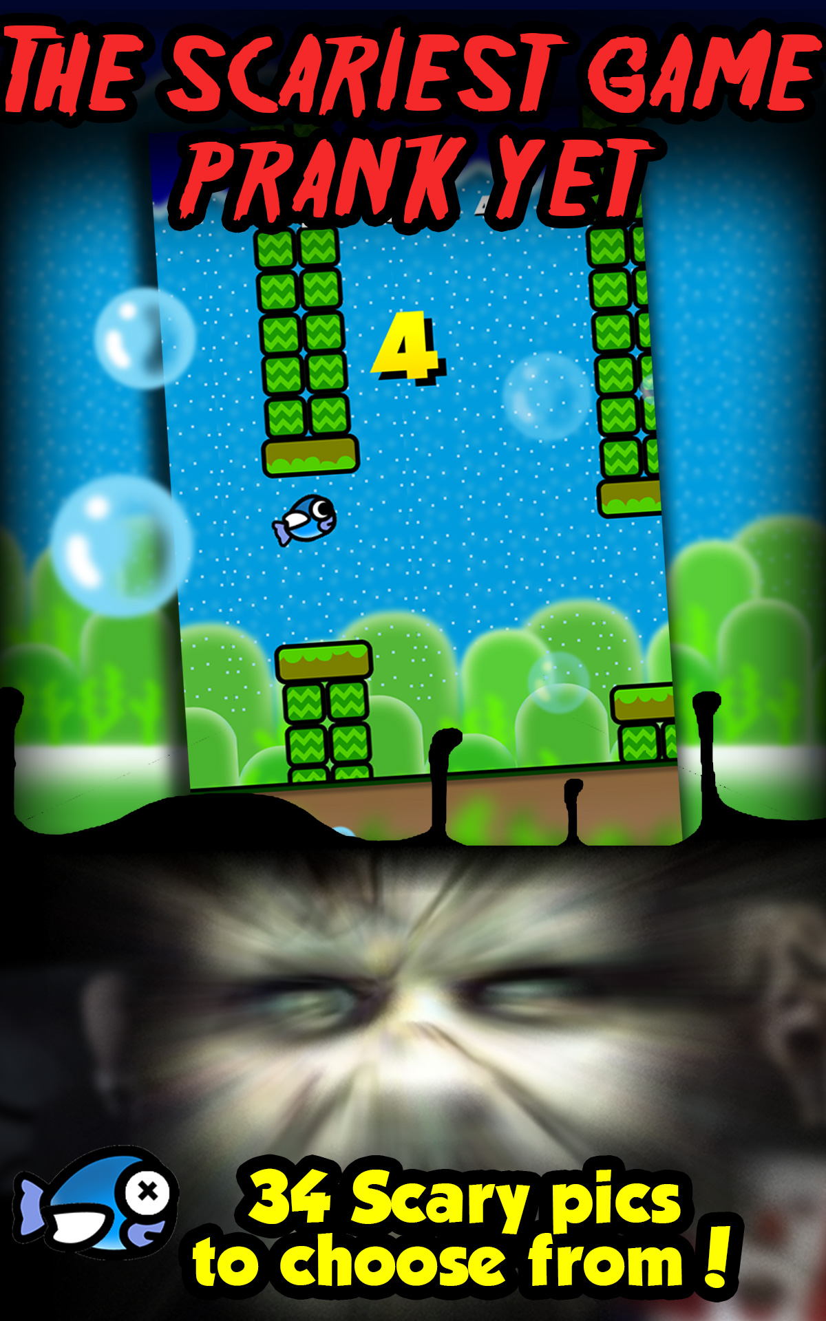 Scary Fish - Flappy Game Prank - App on the Amazon Appstore