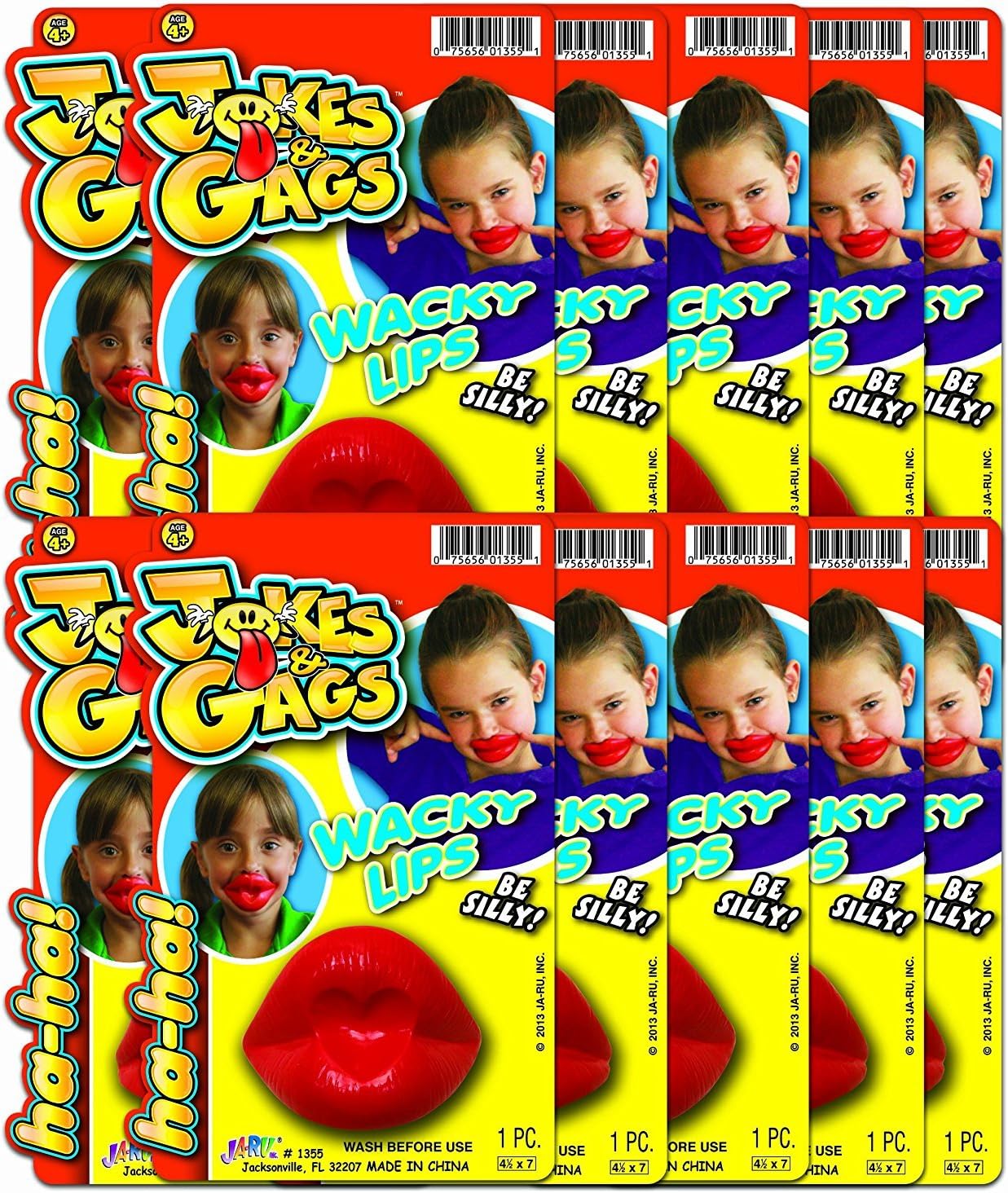 Amazon | Ja-Ru Jokes and Gags Wacky Lip Party Favor Bundle Pack [並行輸入品 ...