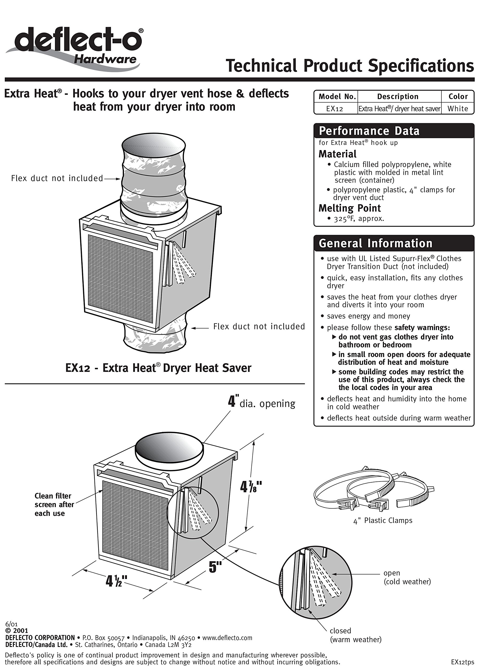 Snapklik.com : Deflecto Extra Heat Dryer Saver, Accommodates 4 ...