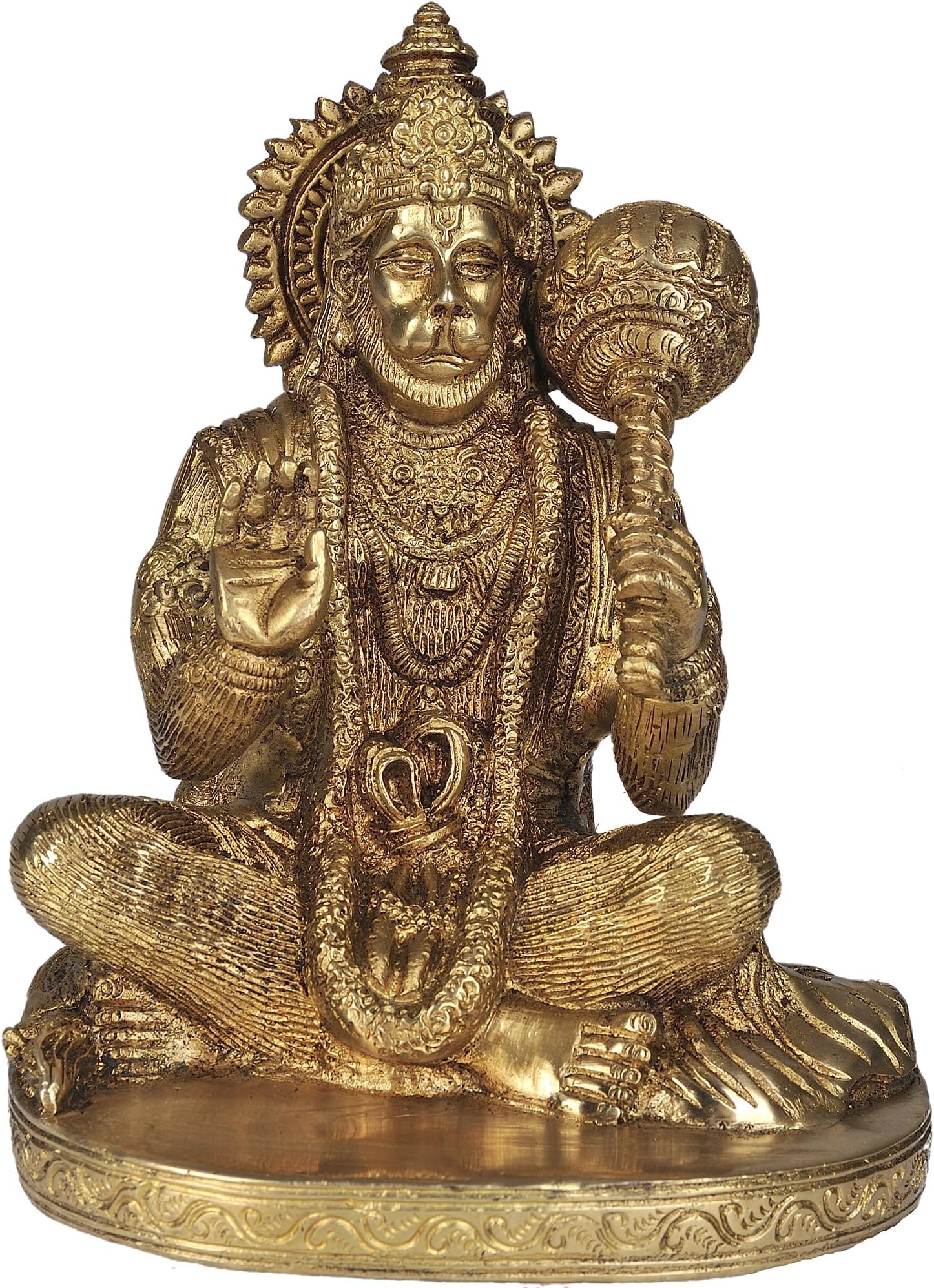 Amazon.com: Lord Hanuman - Brass Statue : Home & Kitchen