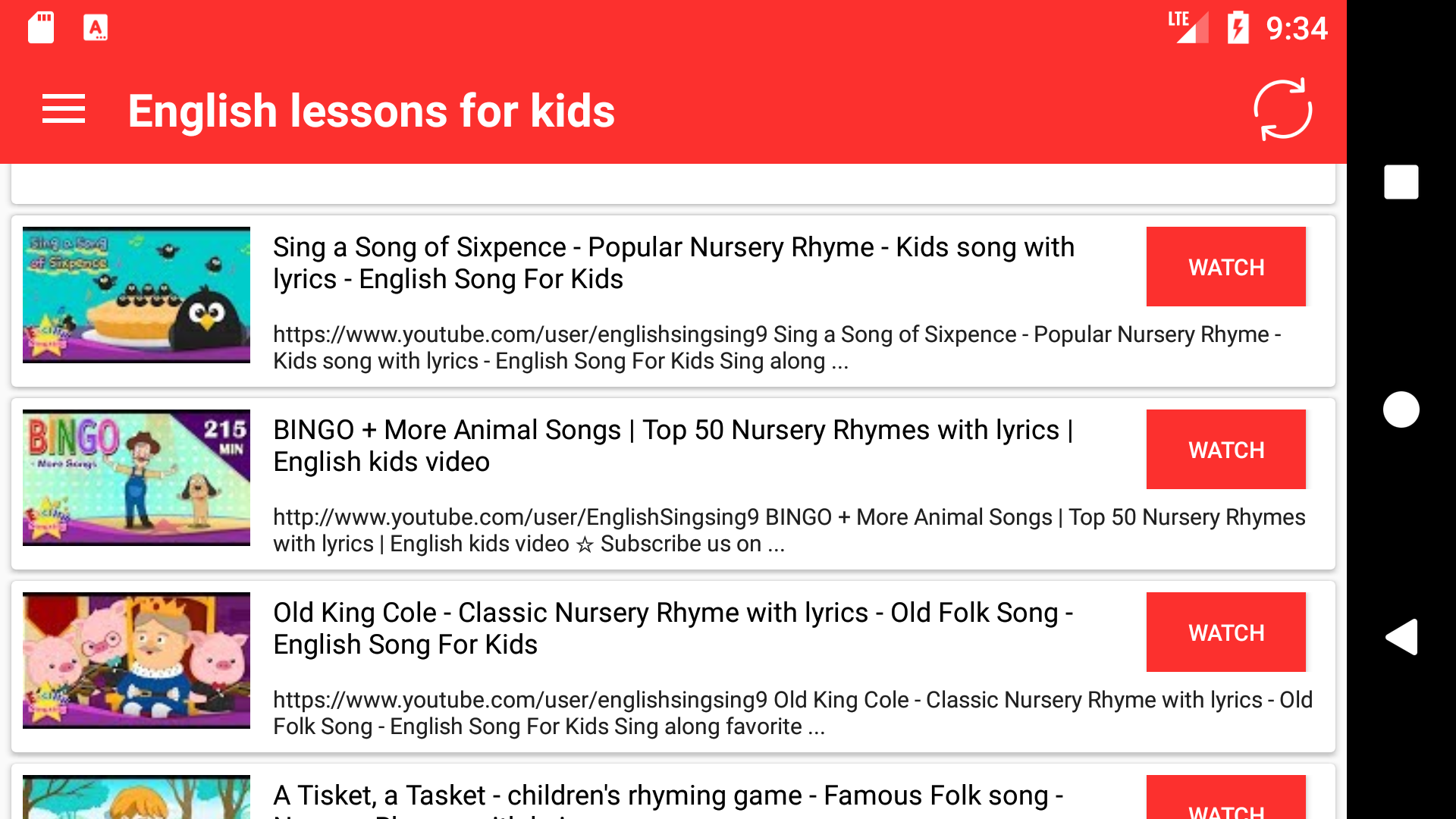 English Lessons For Kids (Video) - App on Amazon Appstore