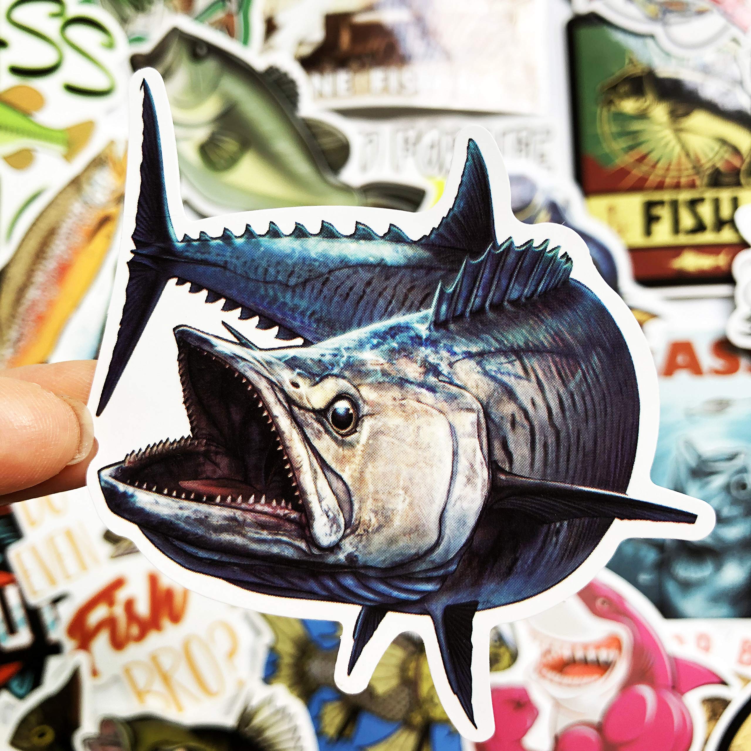 Buy Go Fishing Stickers Many Kinds of Fly Fish Stickers 60Pcs Variety ...