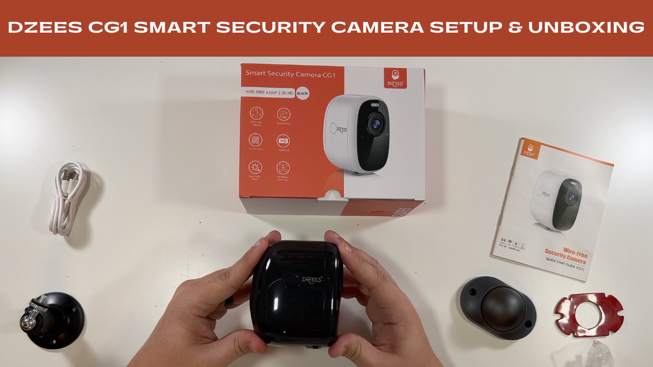 Watch DZEES CG1 Smart Security Camera Setup and Unboxing on Amazon Live