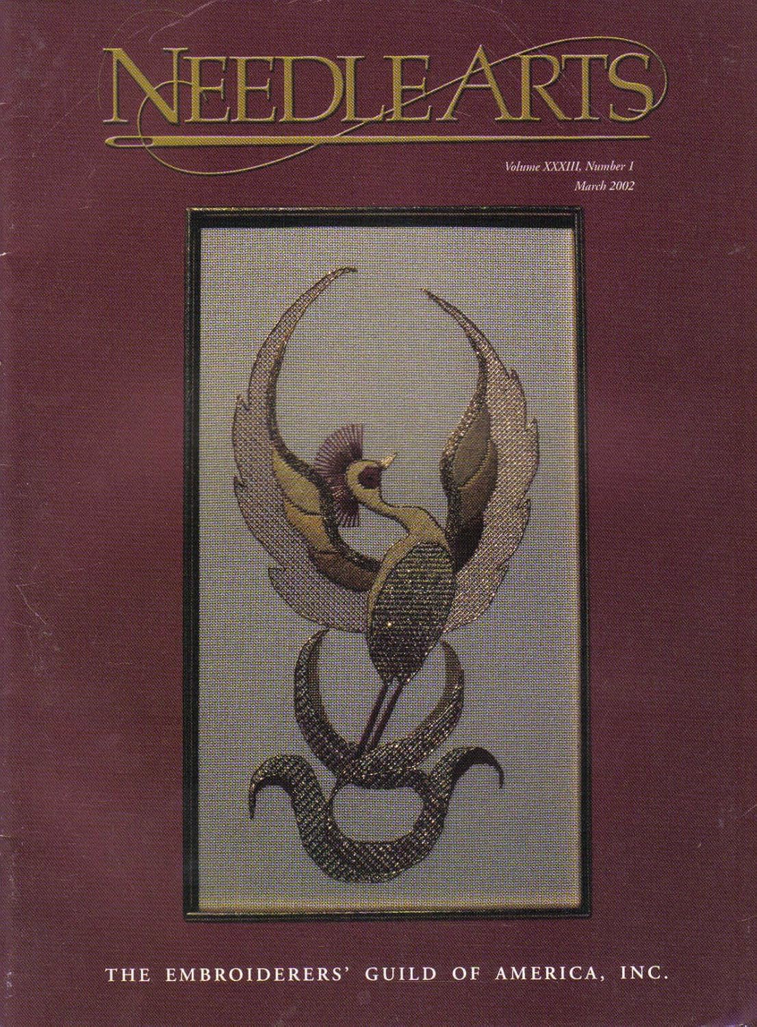 Needle Arts Magazine (March 2002, Volume XXXIII, Number 1): Bruce Allar ...