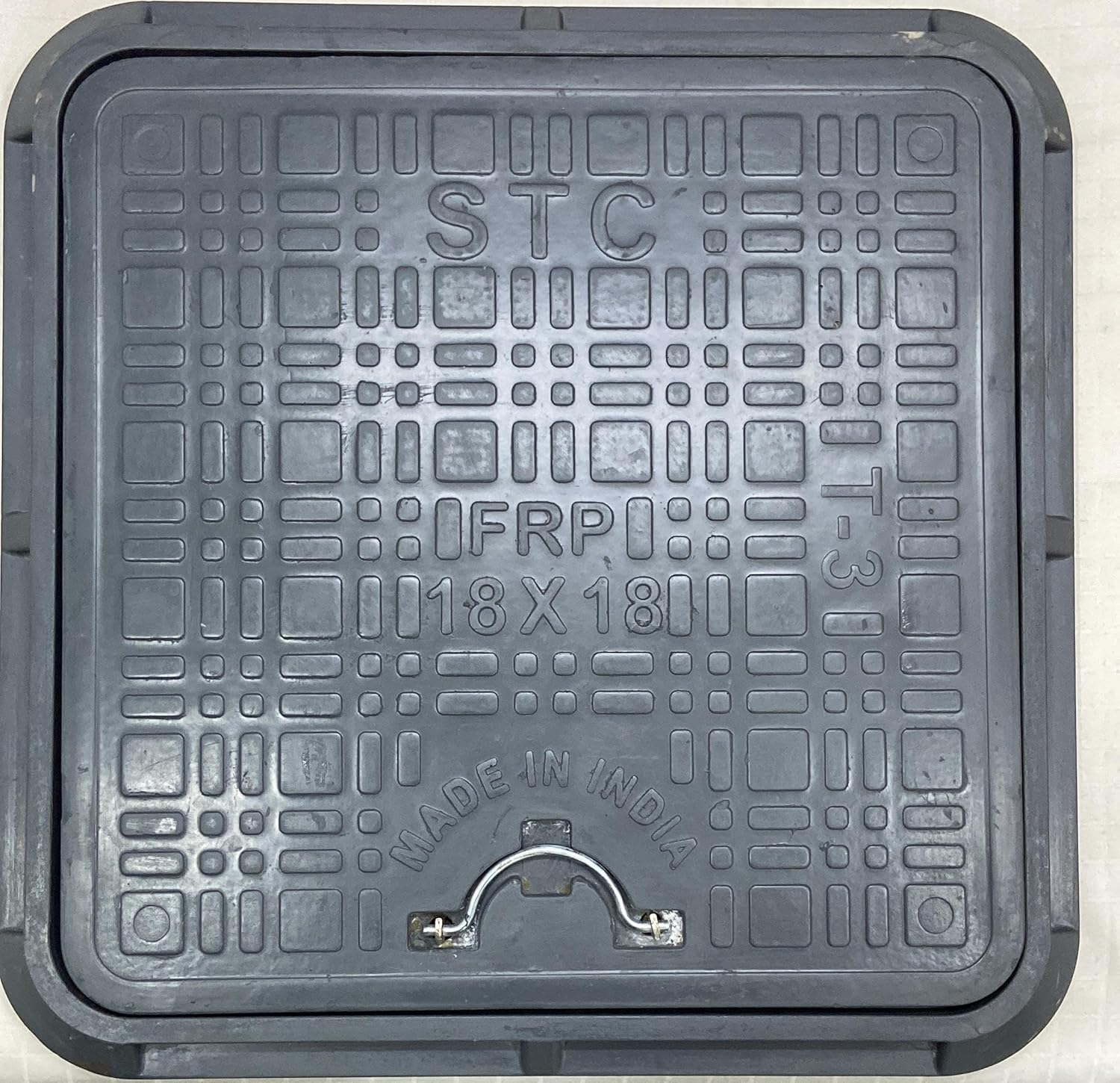 STC Fiber Reinforced Polymer (FRP) 2.5 Tons Capacity Manhole Cover ...
