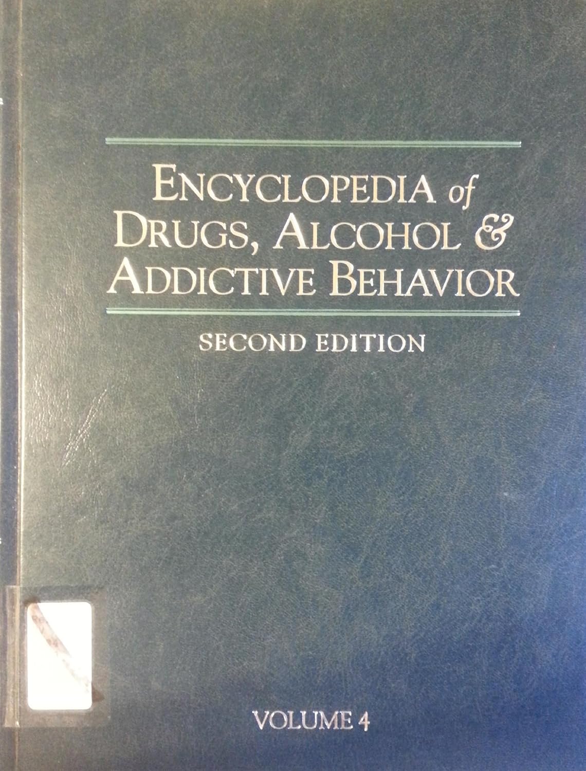 Amazon.com: Encyclopedia of Drugs, Alcohol, and Addictive Behavior 4 ...