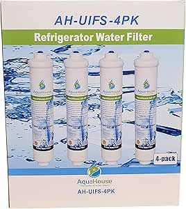 4X AquaHouse UIFS Compatible Fridge Water Filter for Samsung DA29 ...