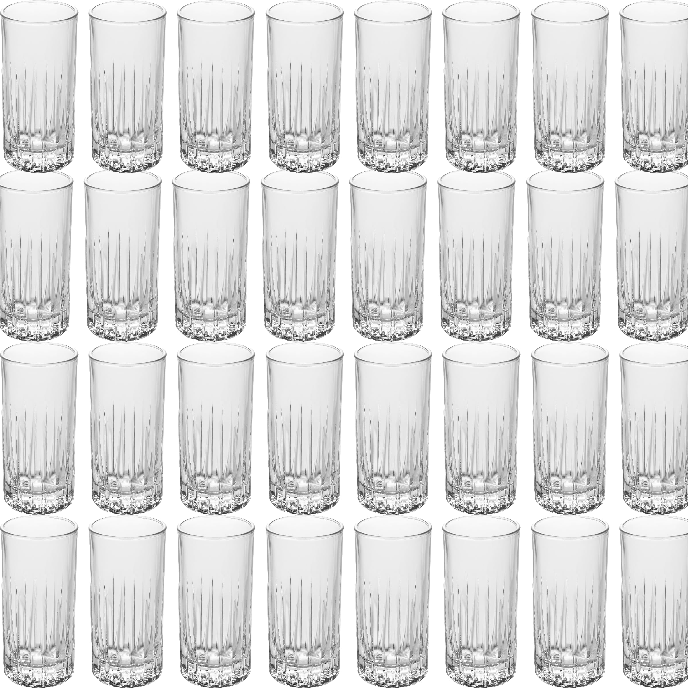Amazon.com | LEMONSODA High-end Crystal Cut Collins Glasses - Crystal ...