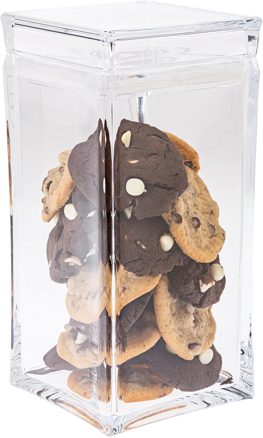 Amazon.com: Cookie Jar with Lid – Cookie Container, Airtight, Clear ...