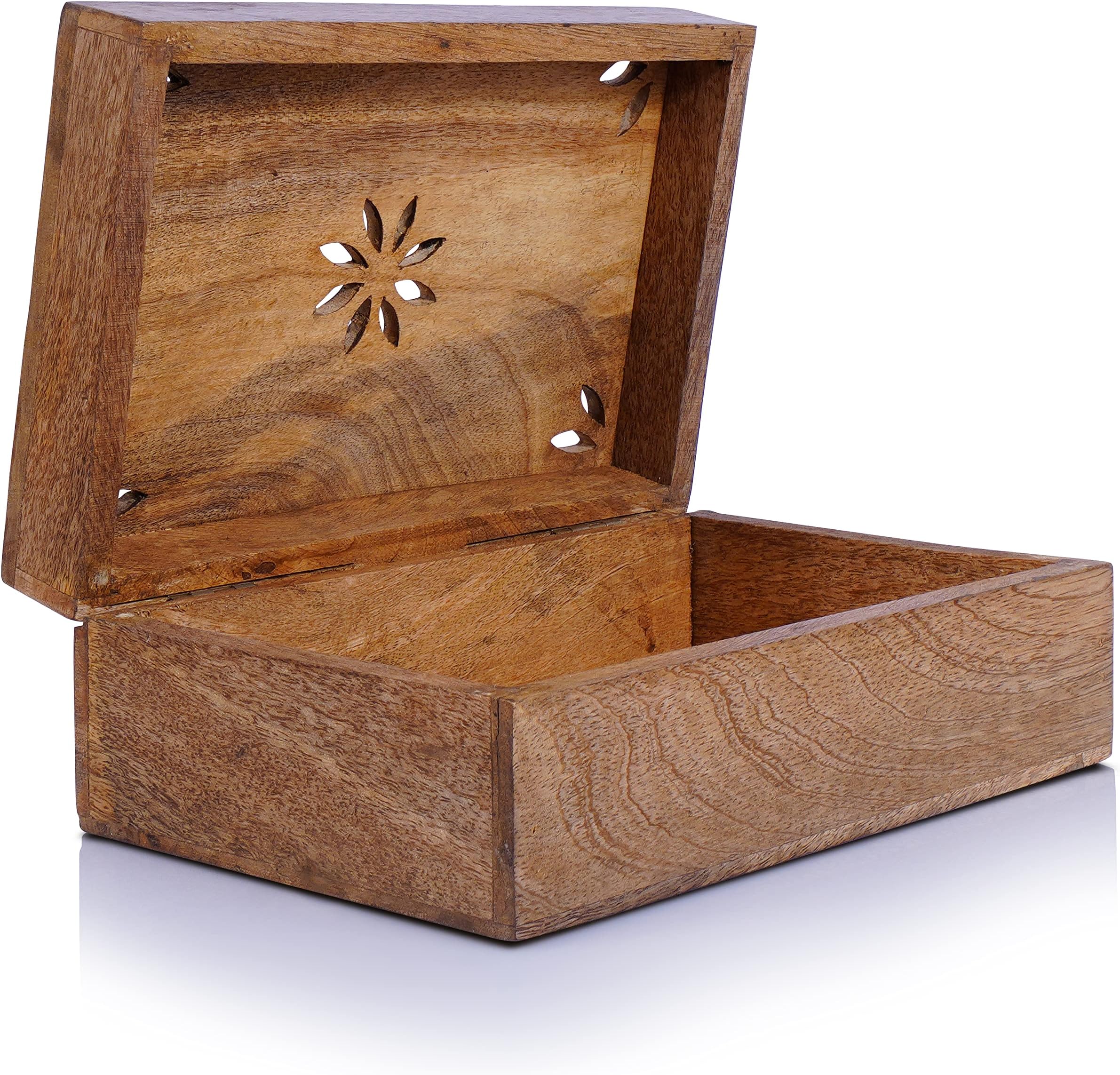 Amazon.com: Creative Co-Op Reclaimed Vintage Wood Boxes, Set of 3 Sizes ...