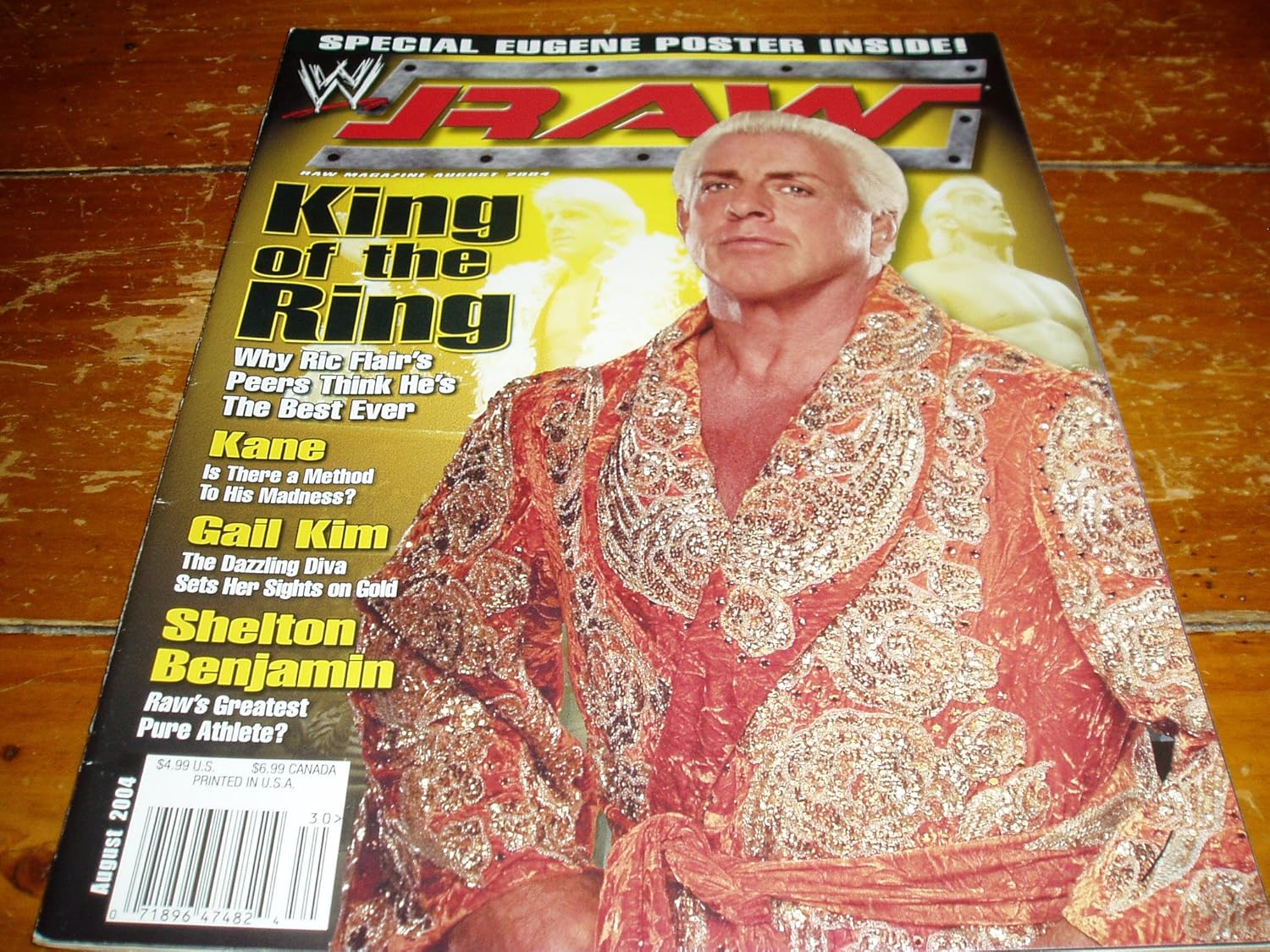WWE/WWF Raw Magazine August 2004 Issue: World Wrestling Entertainment ...