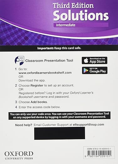 Solutions 3rd Edition Intermediate. Student's Book + Workbook CPT ...